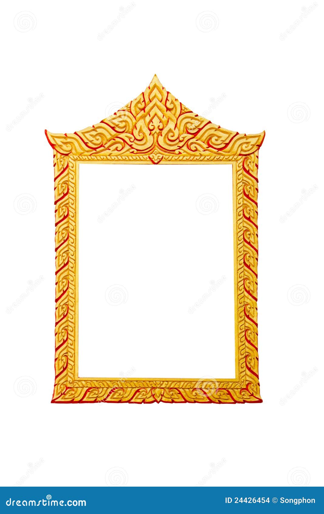 Gold frame. stock photo. Image of detail, design, antique - 24426454
