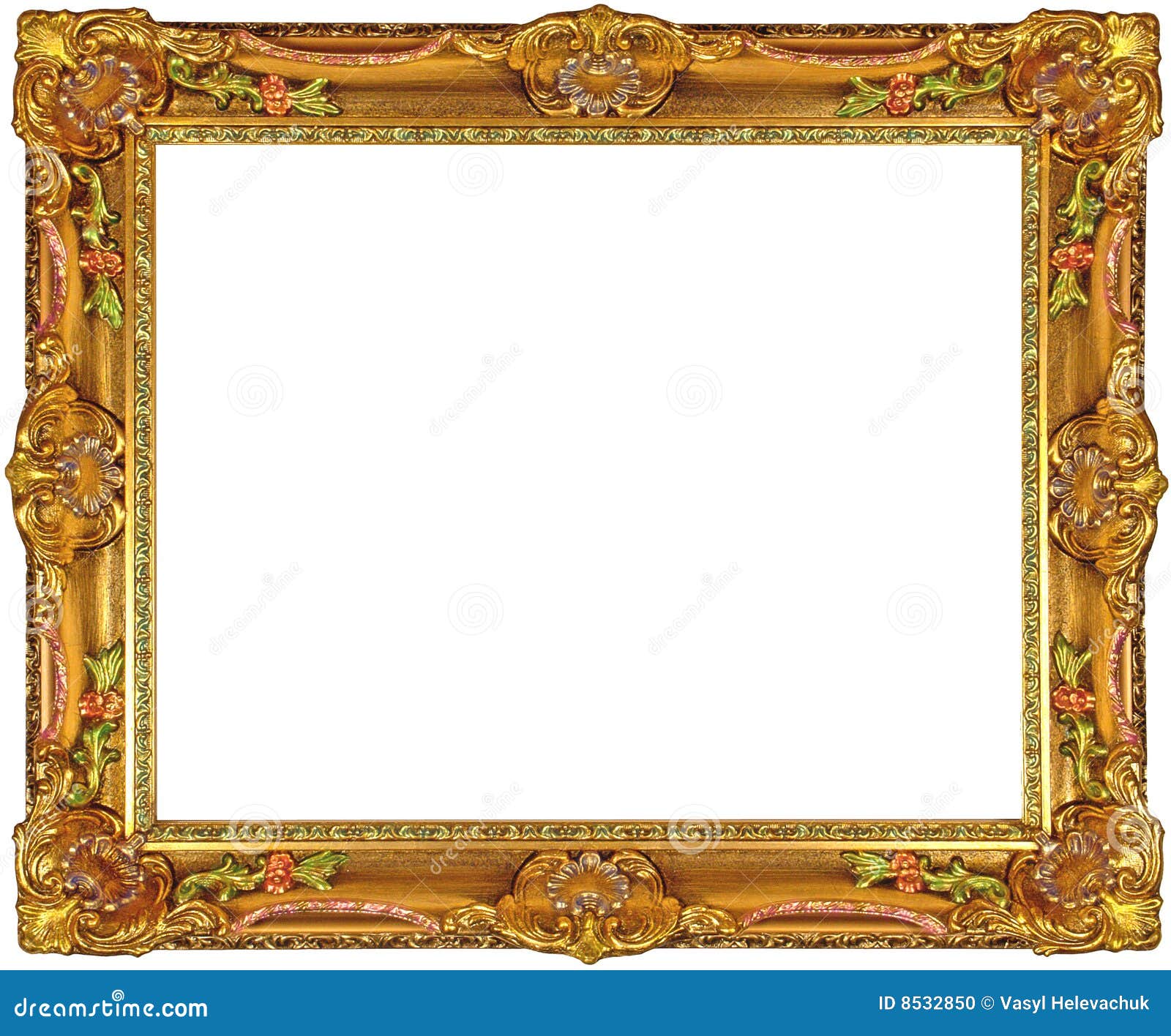 Gold frame stock photo. Image of ornamental, retro, elegance - 8532850