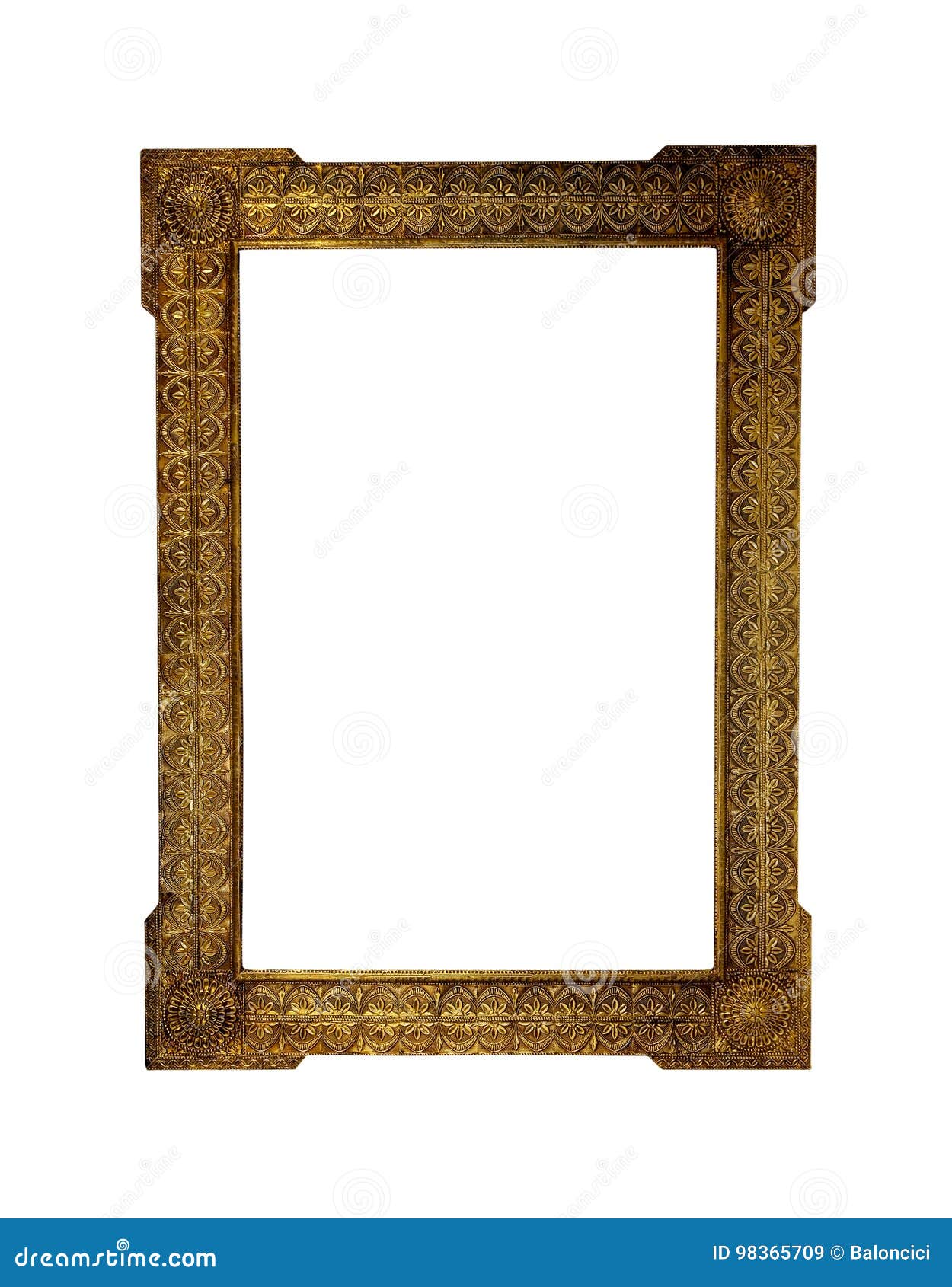 Gold frame stock image. Image of frame, decayed, oriental - 98365709