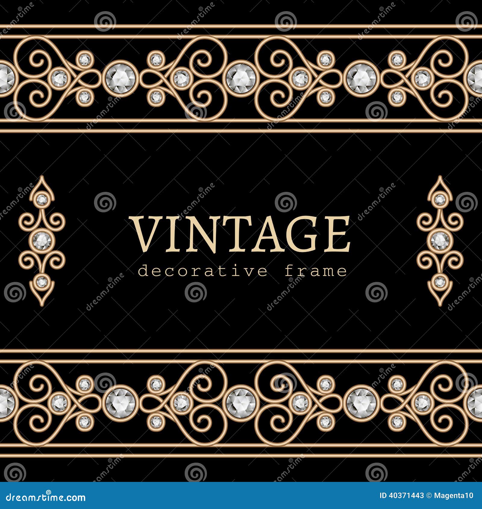 Black Curlicue Borders Stock Illustrations – 41 Black Curlicue Borders ...