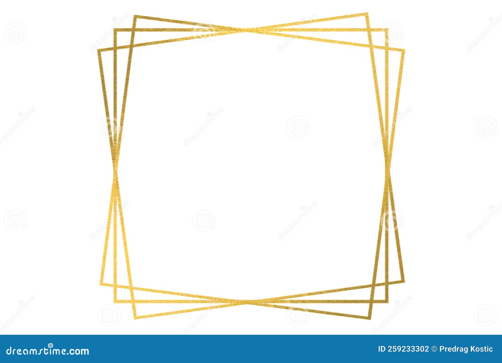 Gold frame design stock illustration. Illustration of wing - 259233302
