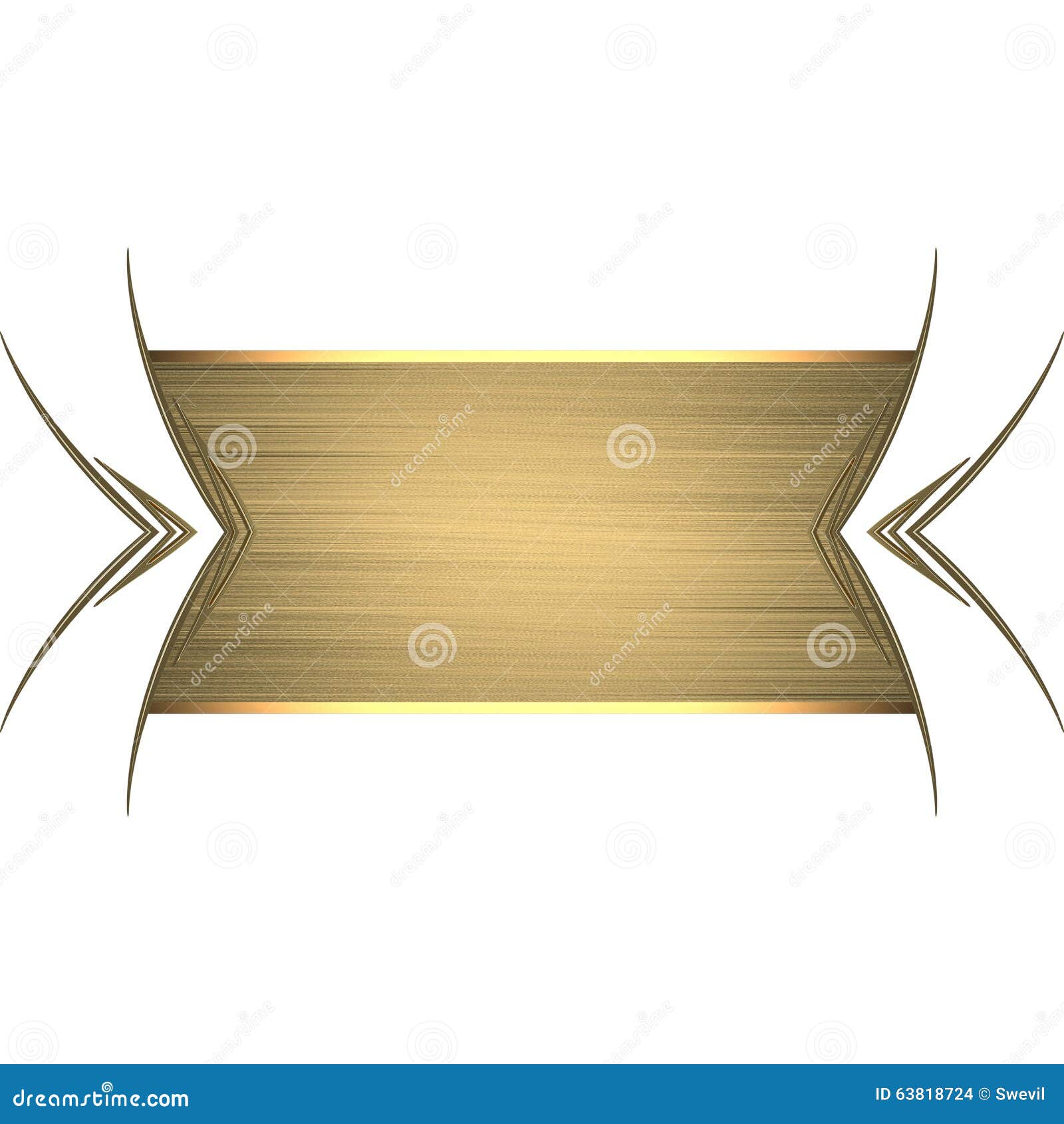 Gold Frame. Element for Design. Template for Design Stock Illustration ...