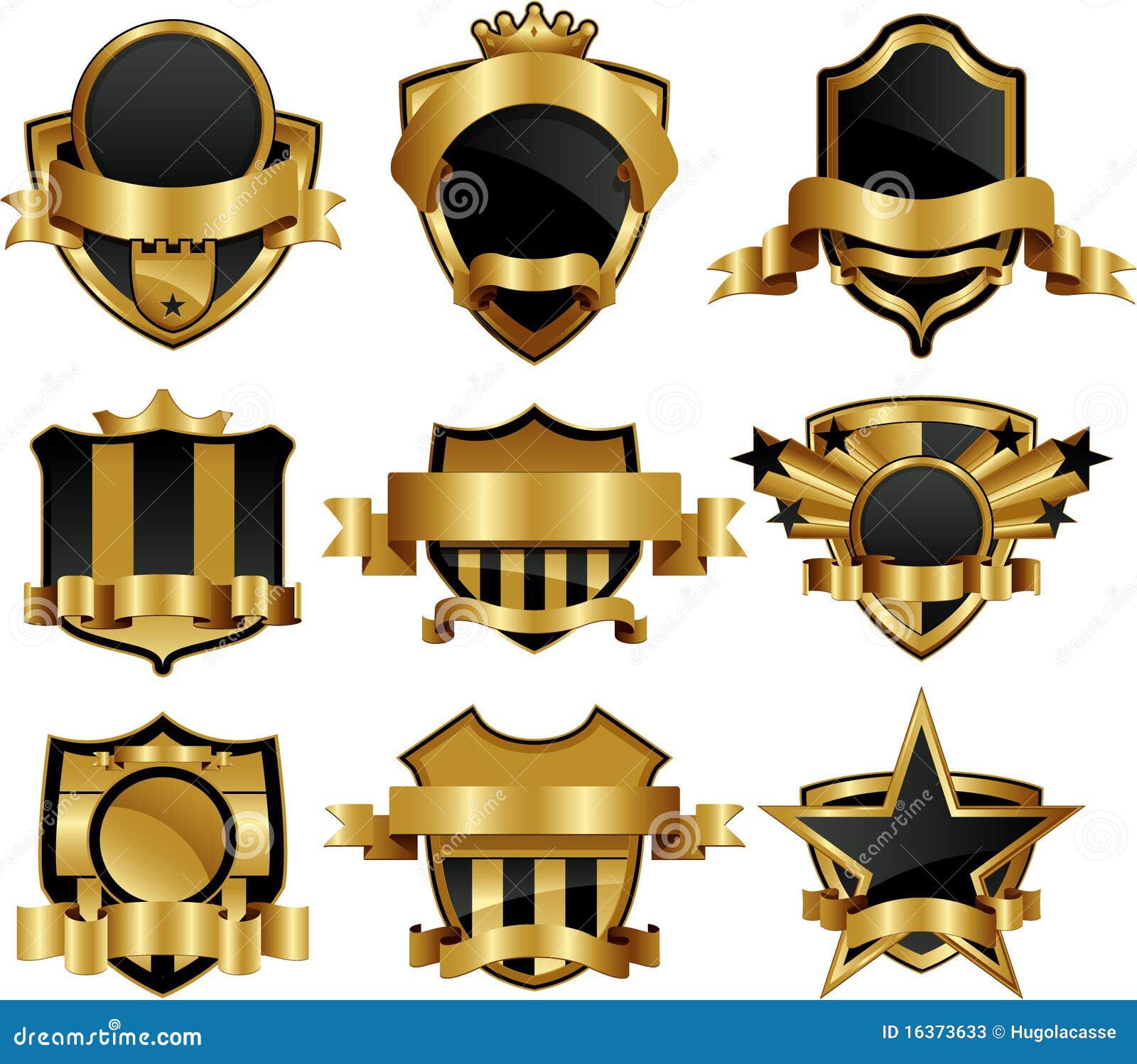 Gold framed labels stock illustration. Illustration of luxurious - 16373633