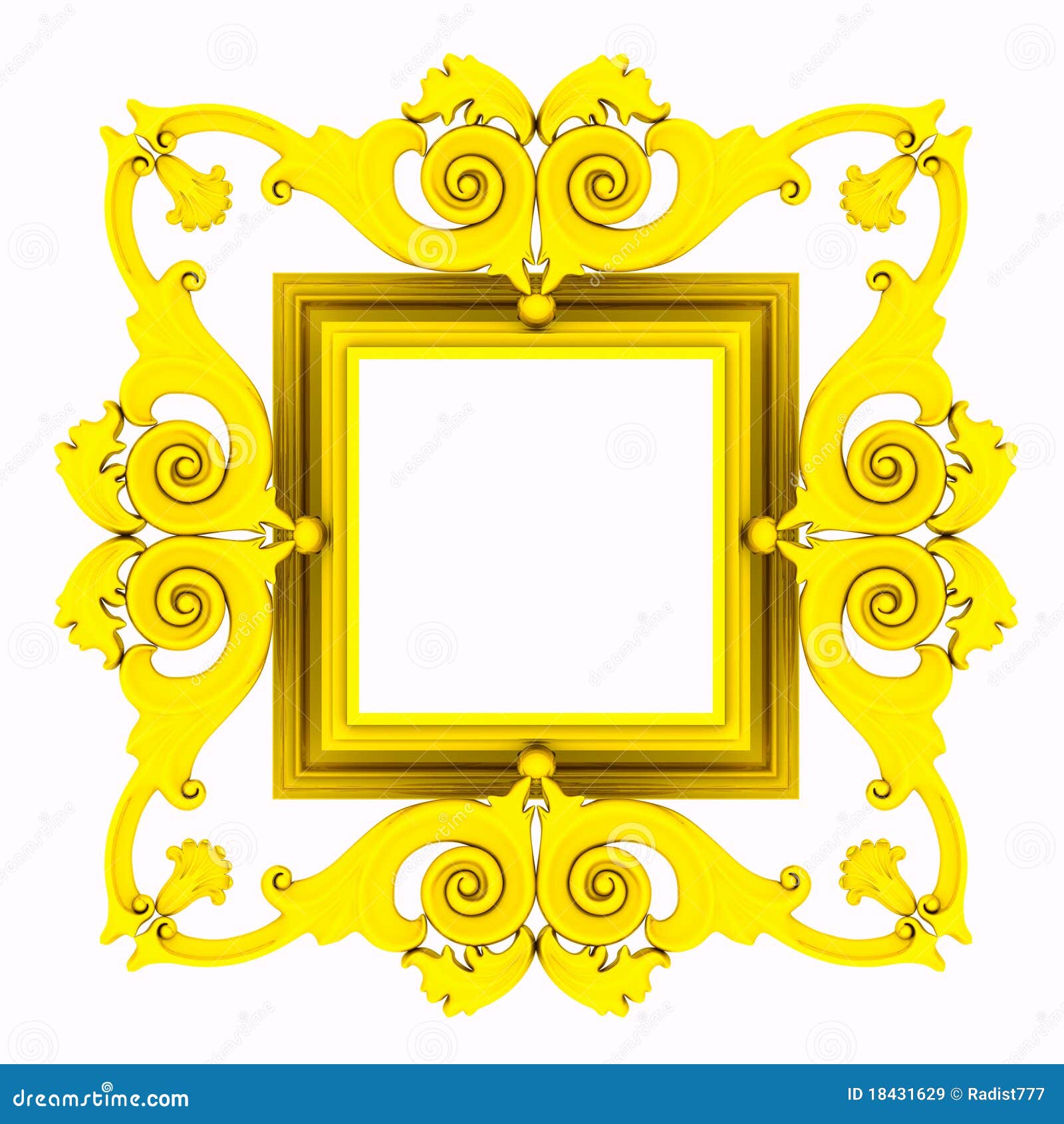 Gold framework stock illustration. Illustration of architecture - 18431629