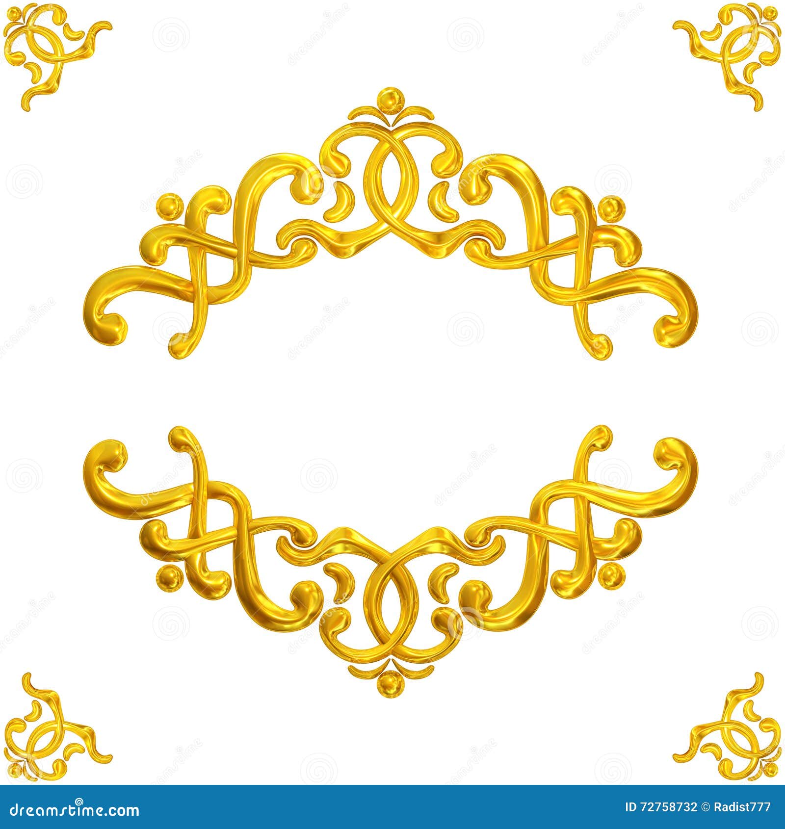 Gold framework stock illustration. Illustration of architecture - 72758732