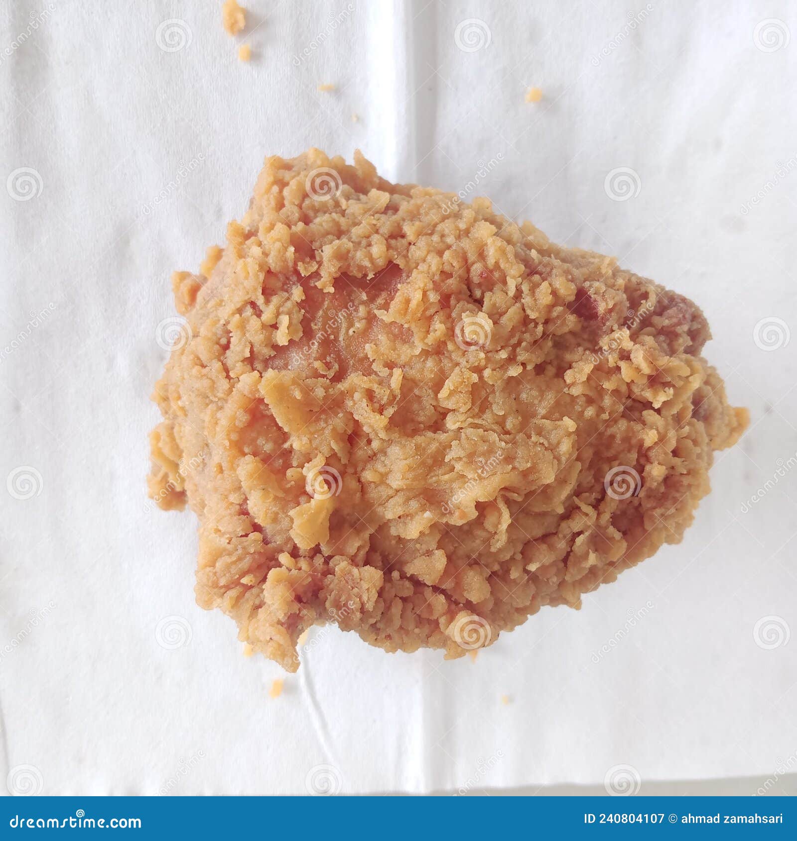Gold fried chicken stock image. Image of bread, dessert - 240804107