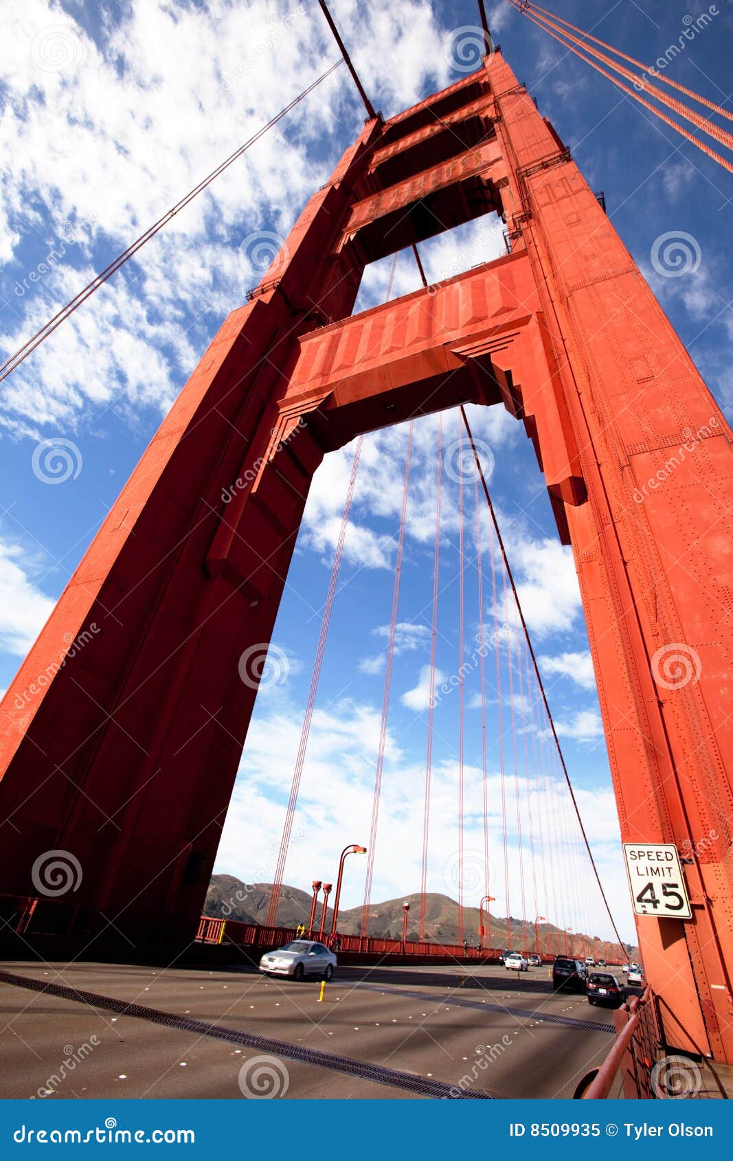 Gold Gate Bridge stock image. Image of america, monument - 8509935