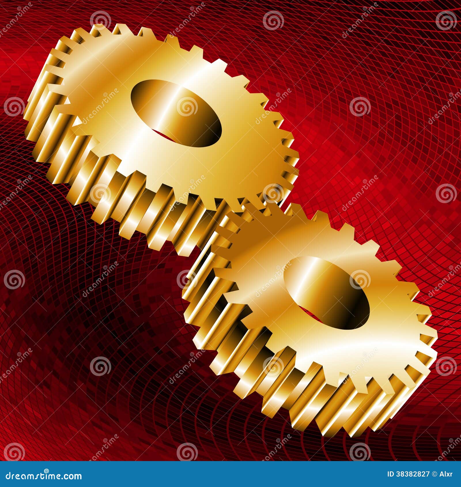 Gold Gear stock vector. Illustration of vector, backgrounds - 38382827