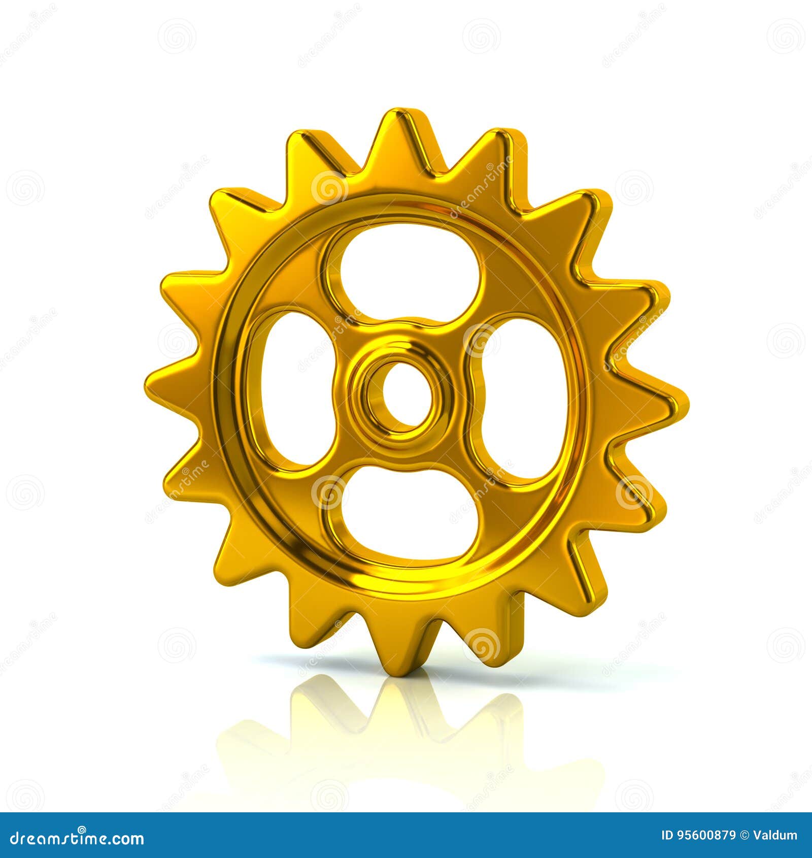 Gold Gear Infographic With Sample Text. Engineering Infographic Cartoon ...