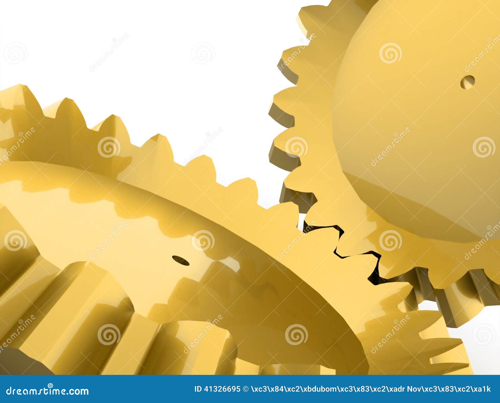 Gold gears stock illustration. Illustration of power - 41326695