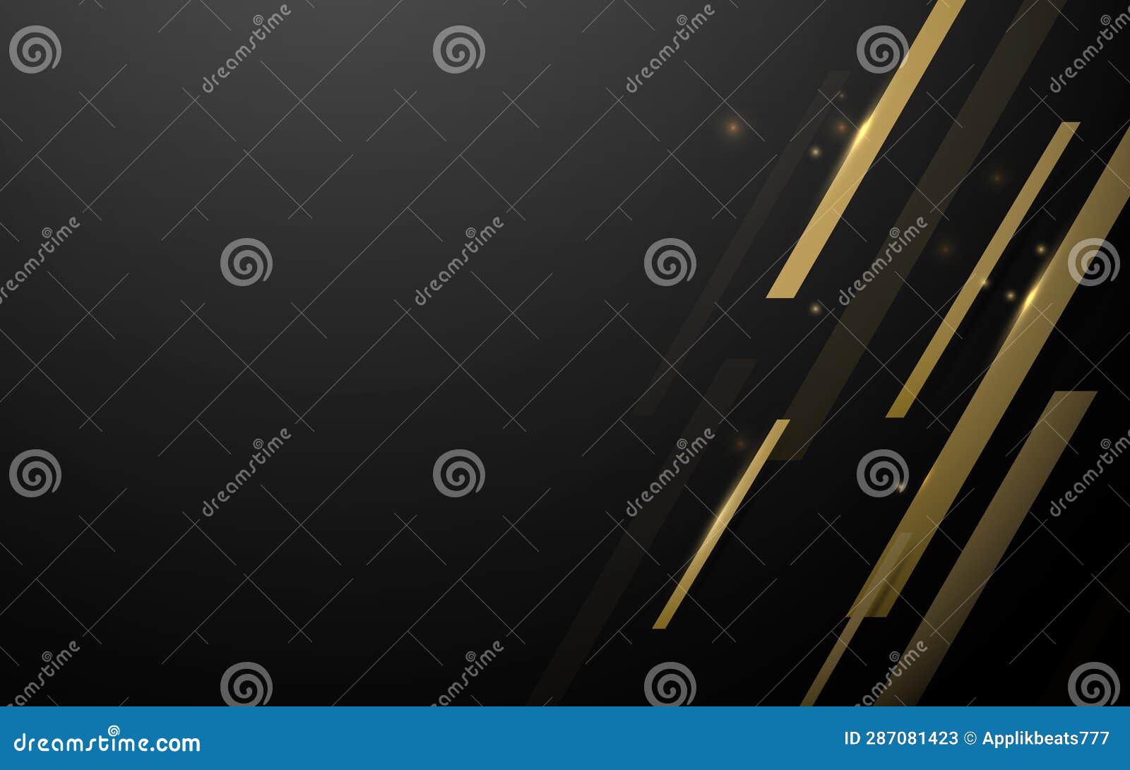 Gold Geometric Abstract Squares Luxury Vector Background. Space for Your Text Stock Vector ...
