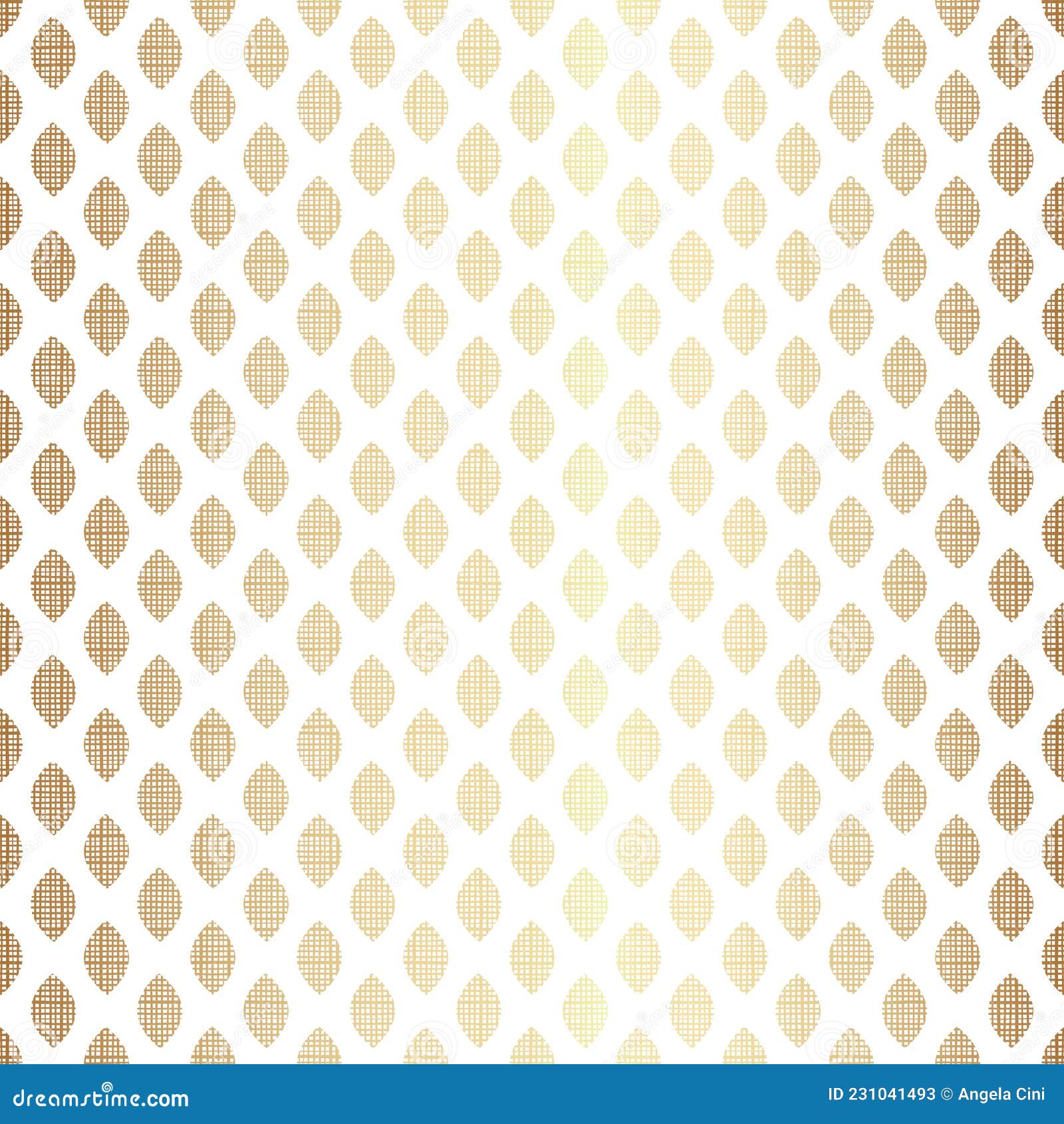 Gold Geometric Seamless Pattern Design on White Background Stock Vector ...