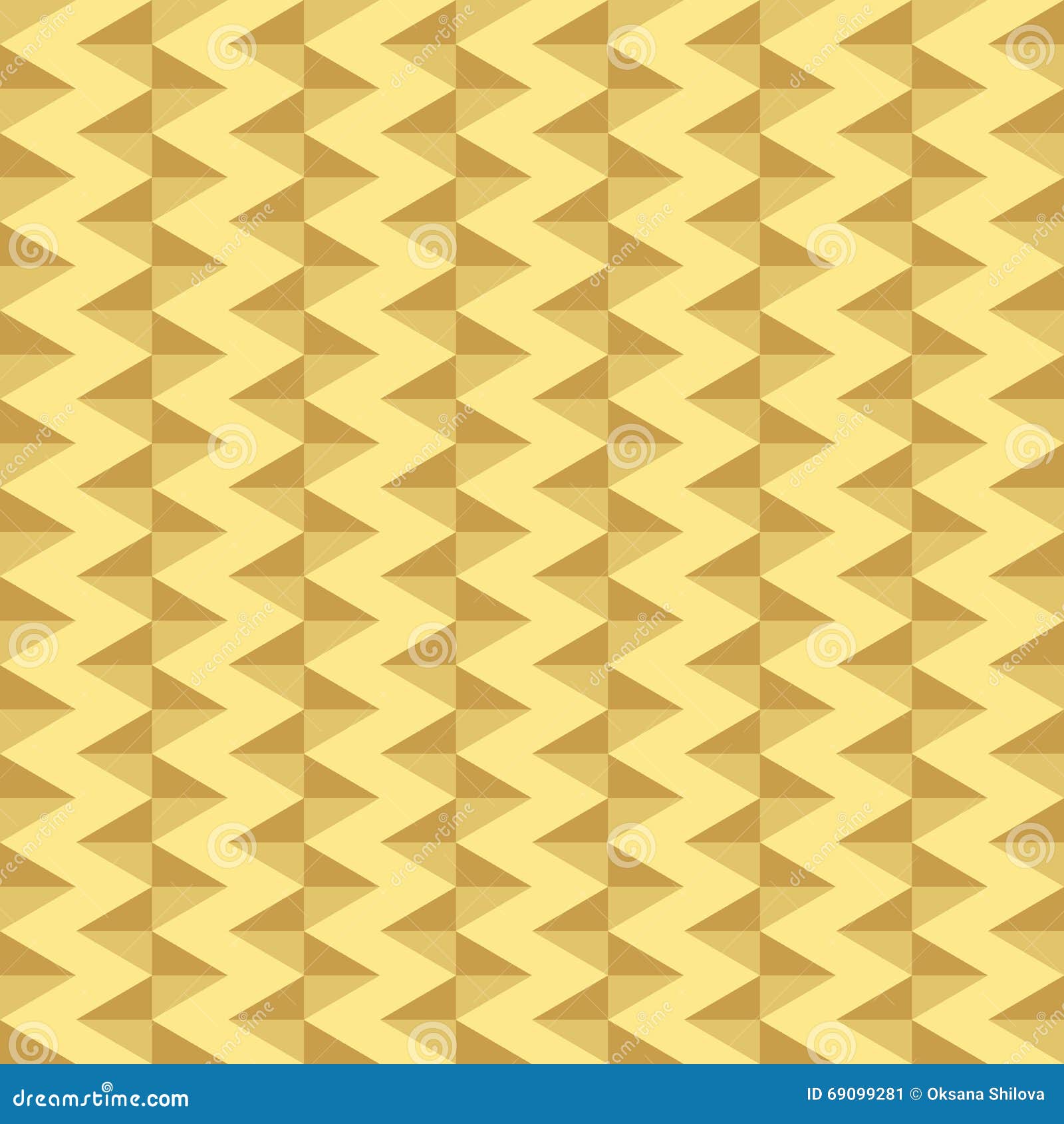 Gold Geometric Seamless Pattern. Stock Vector - Illustration of digital ...