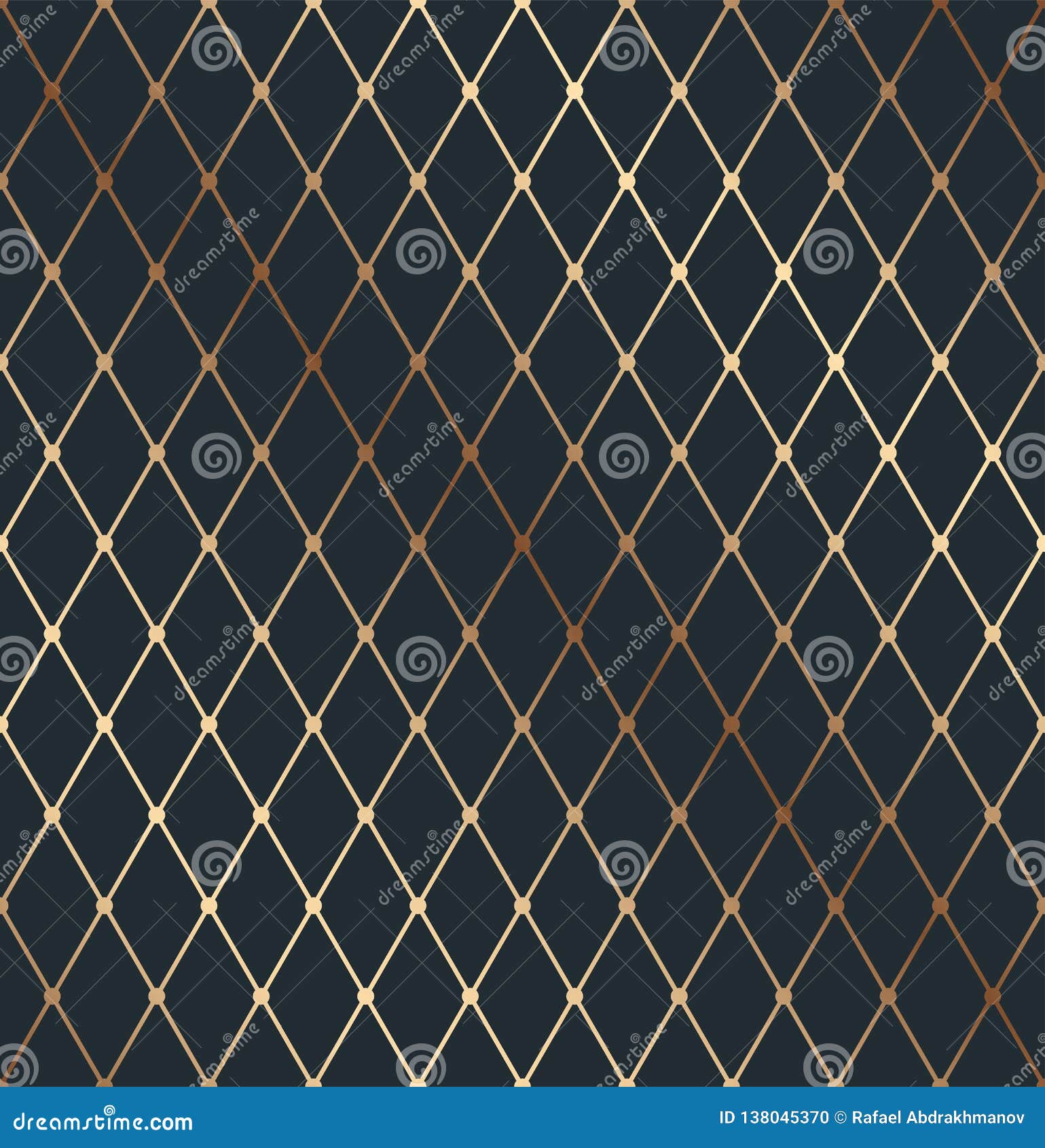 Gold Geometry Isometric Thin Line Texture Pattern Stock Vector ...