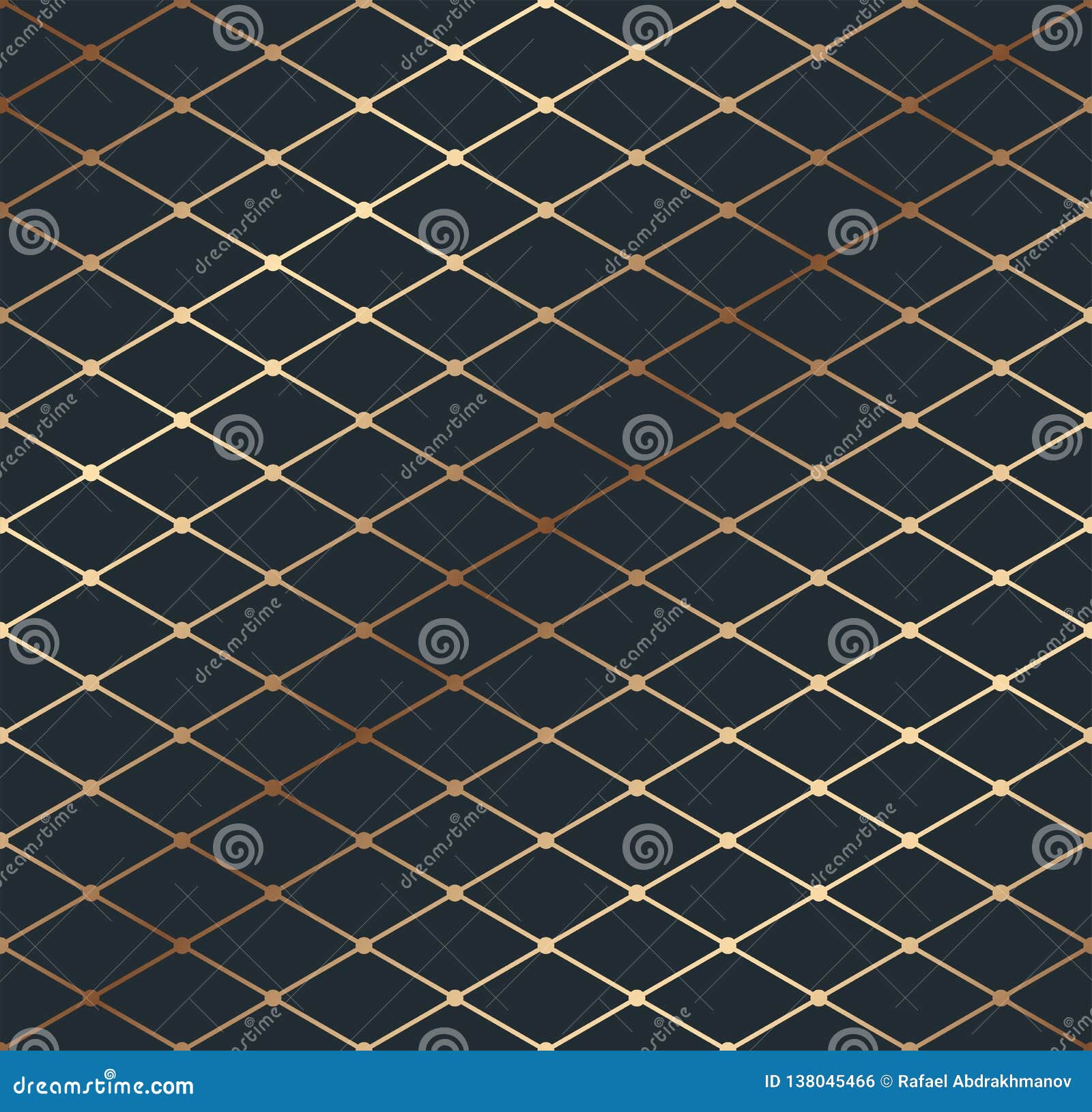 Gold Geometry Isometric Thin Line Texture Pattern Stock Vector ...