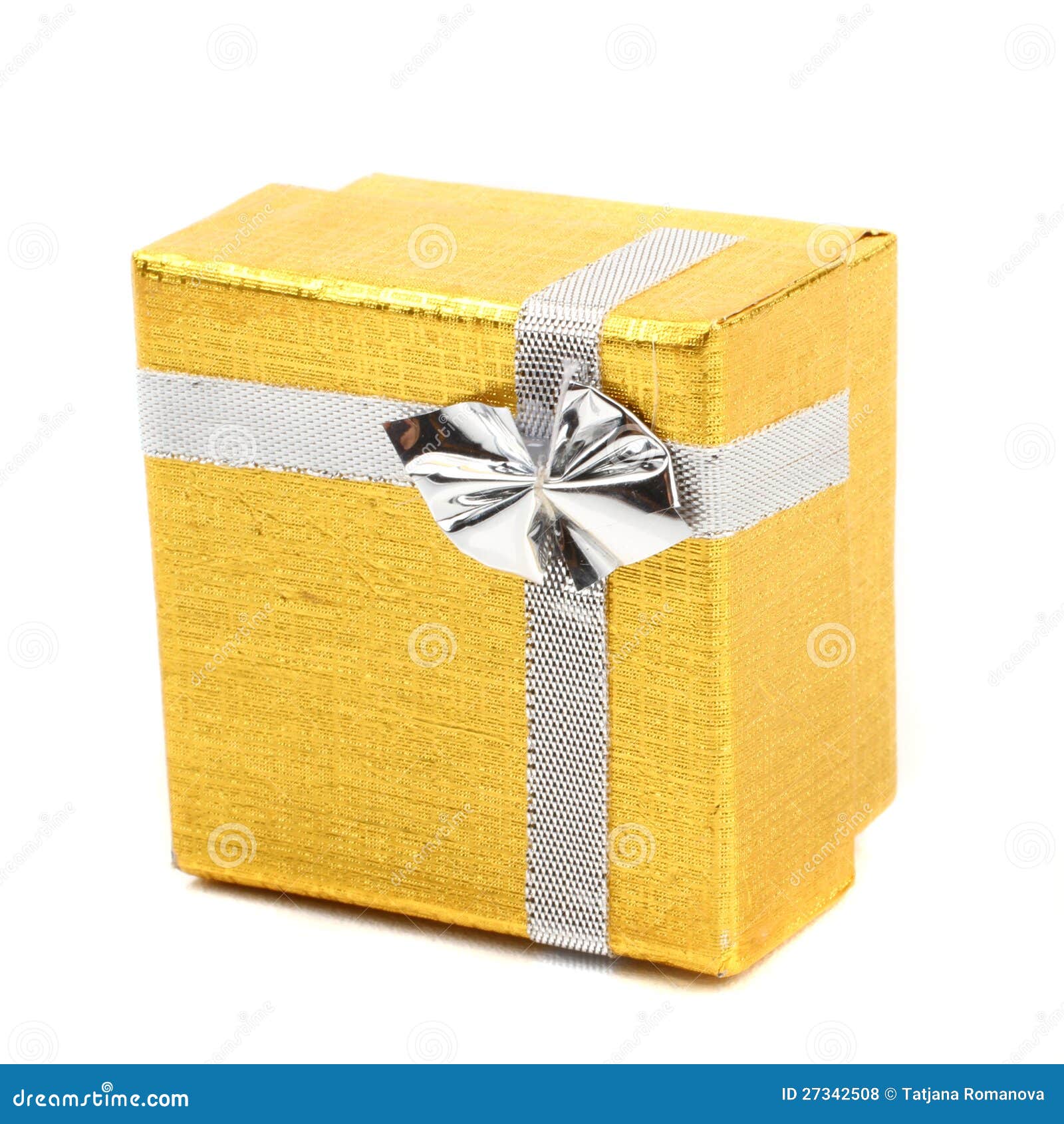 Gold gift box stock photo. Image of copy, backgound, christmas - 27342508