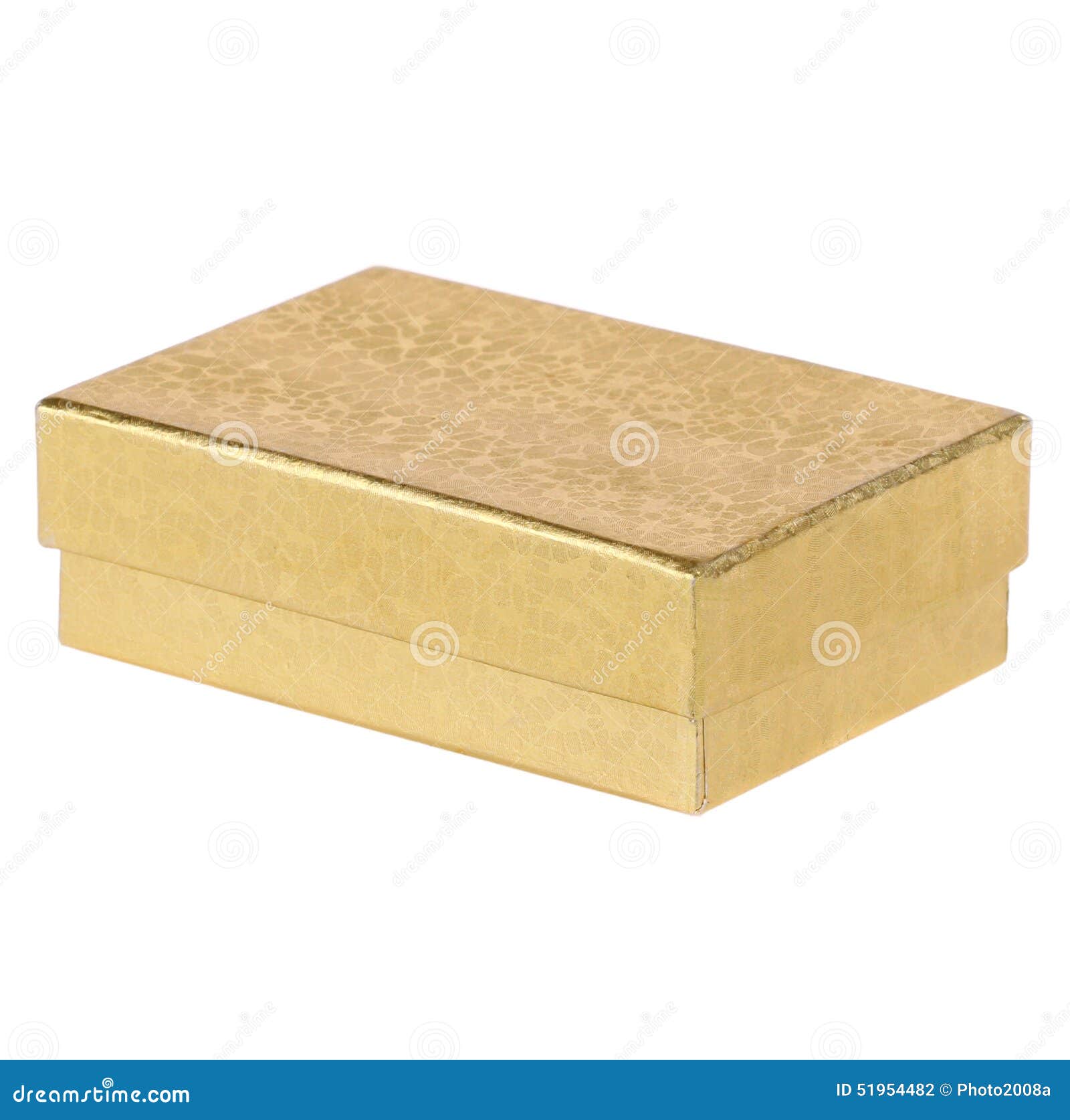 Gold Gift Box stock photo. Image of closed, corner, jewelry - 51954482