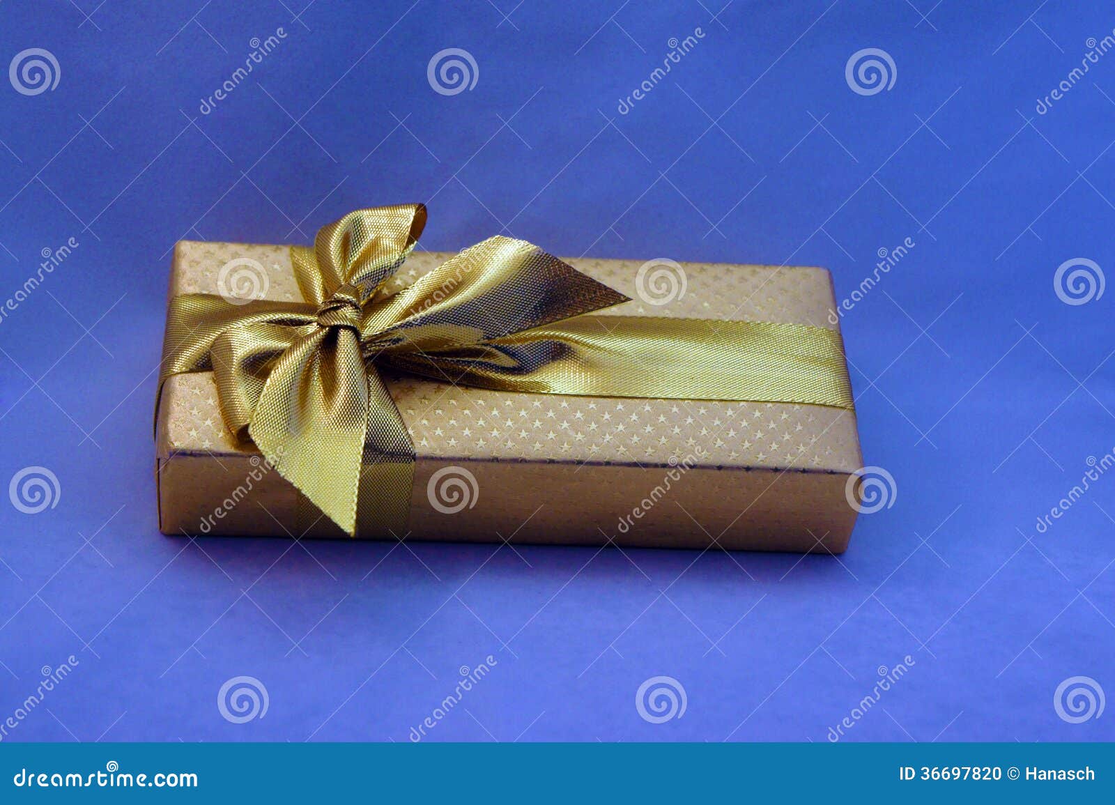 Gold gift box stock photo. Image of surprise, beautiful - 36697820