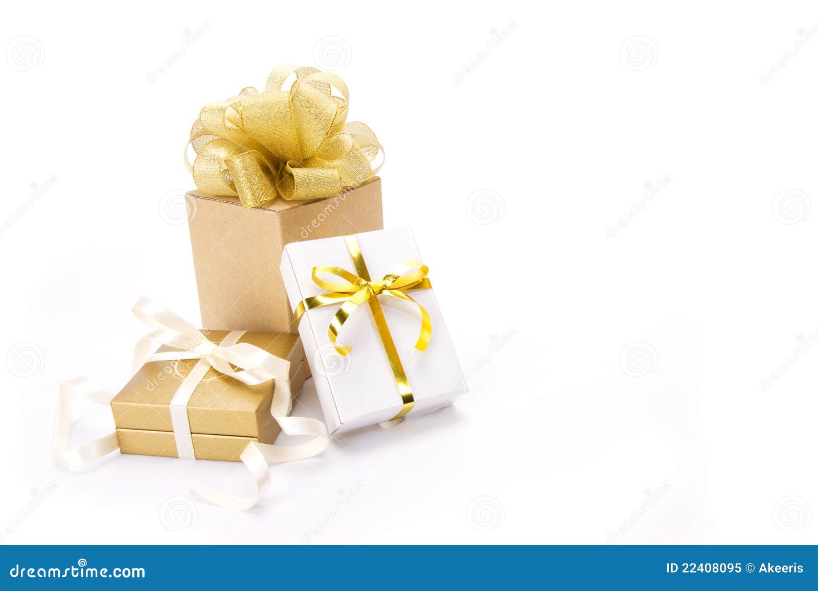 Gold gift boxes stock image. Image of event, giving, package - 22408095