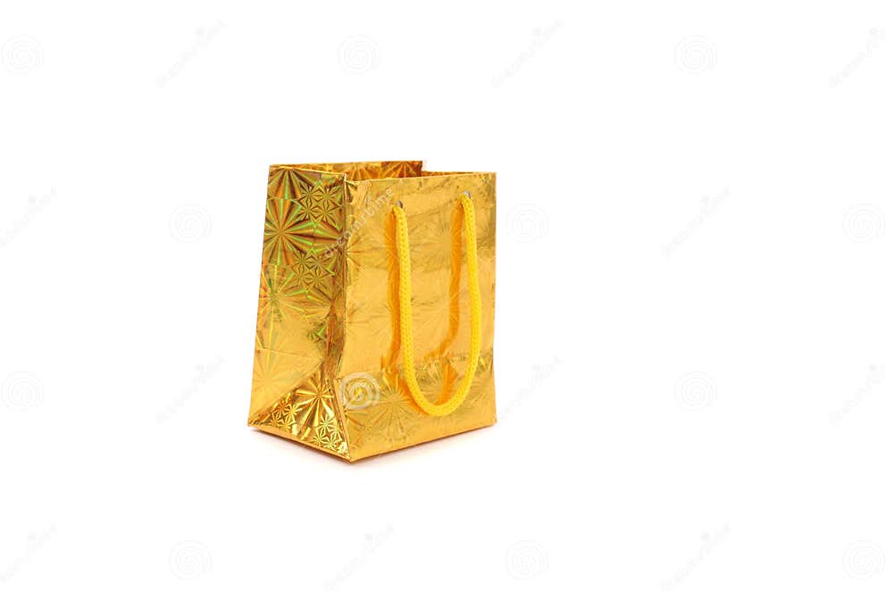Gold gift parcel stock photo. Image of parcel, present - 36603734