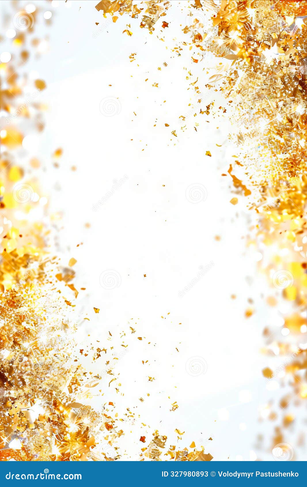 Gold Glitter Background with Space for Text Stock Image - Image of ...