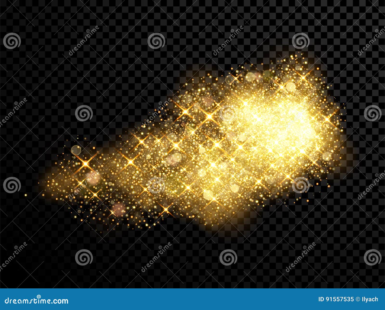 Gold Glitter Cloud Burst Effect Sparkling Particles On Vector ... Gold Glitter Cloud Burst Effect Sparkling Particles On Vector ...