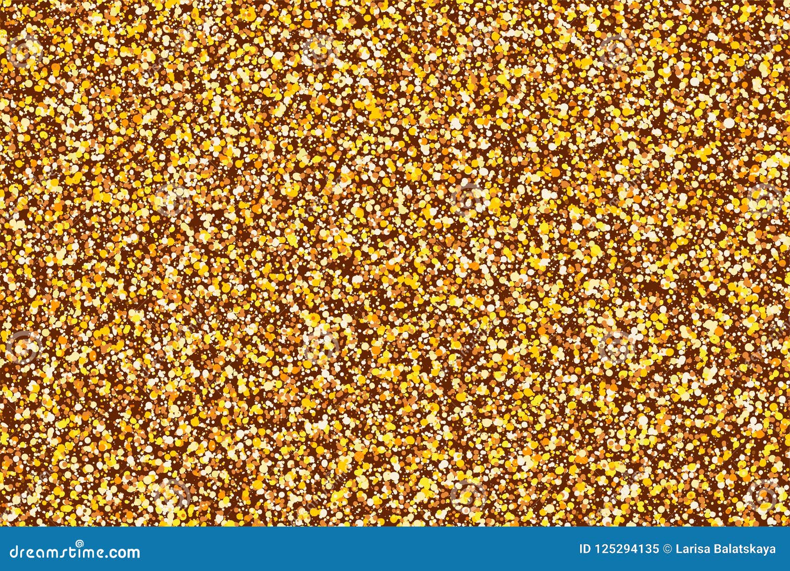 Gold Glitter Explosion. Seamless Pattern Stock Vector - Illustration of ...