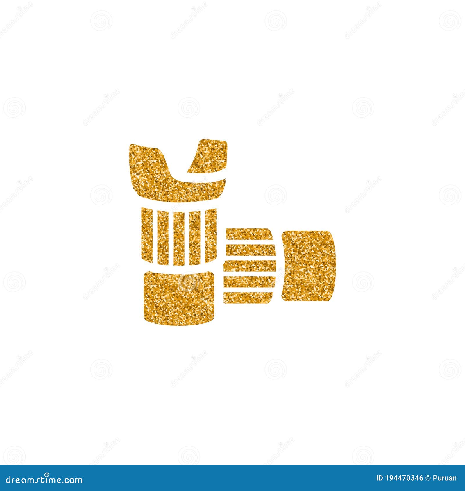 Gold Glitter Icon - Camera Lens Stock Vector - Illustration of digital ...