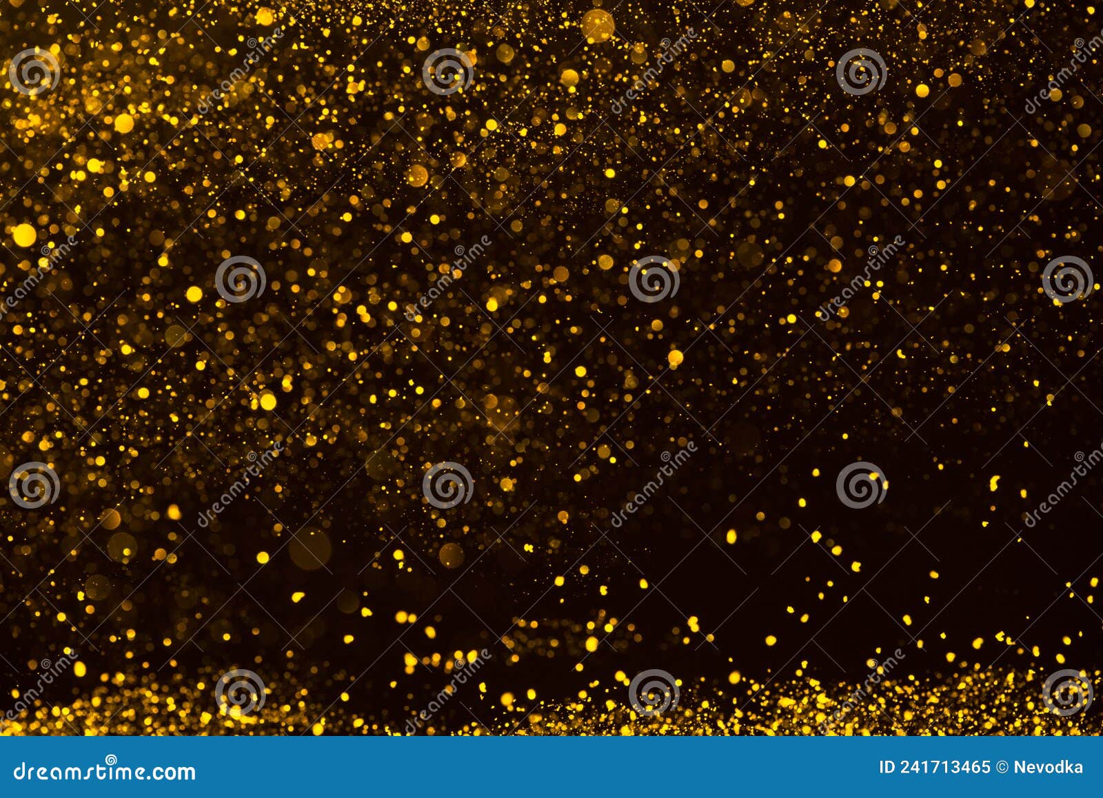 Gold Glitter Rain Abstract Texture Stock Image - Image of bokeh ...
