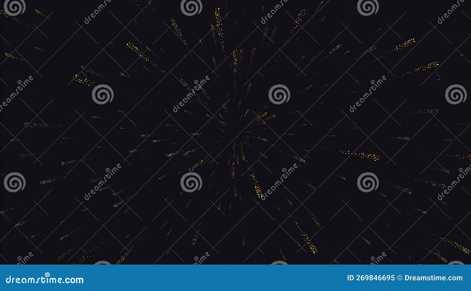 Gold Glitter Rays. Explosion Effect Stock Vector - Illustration of ...