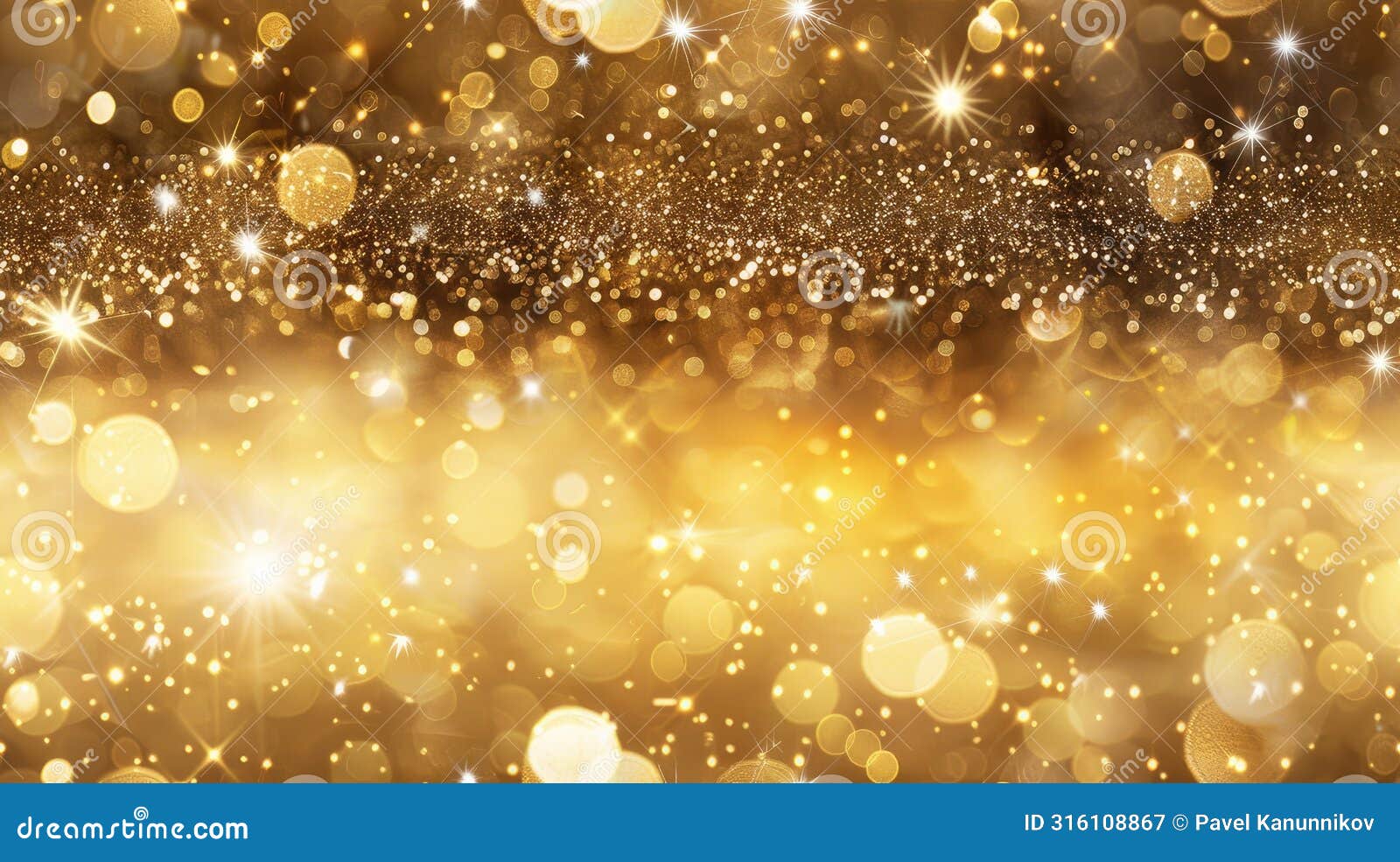 Gold Glitter Seamless Texture, Starry Sky Background Stock Image ...