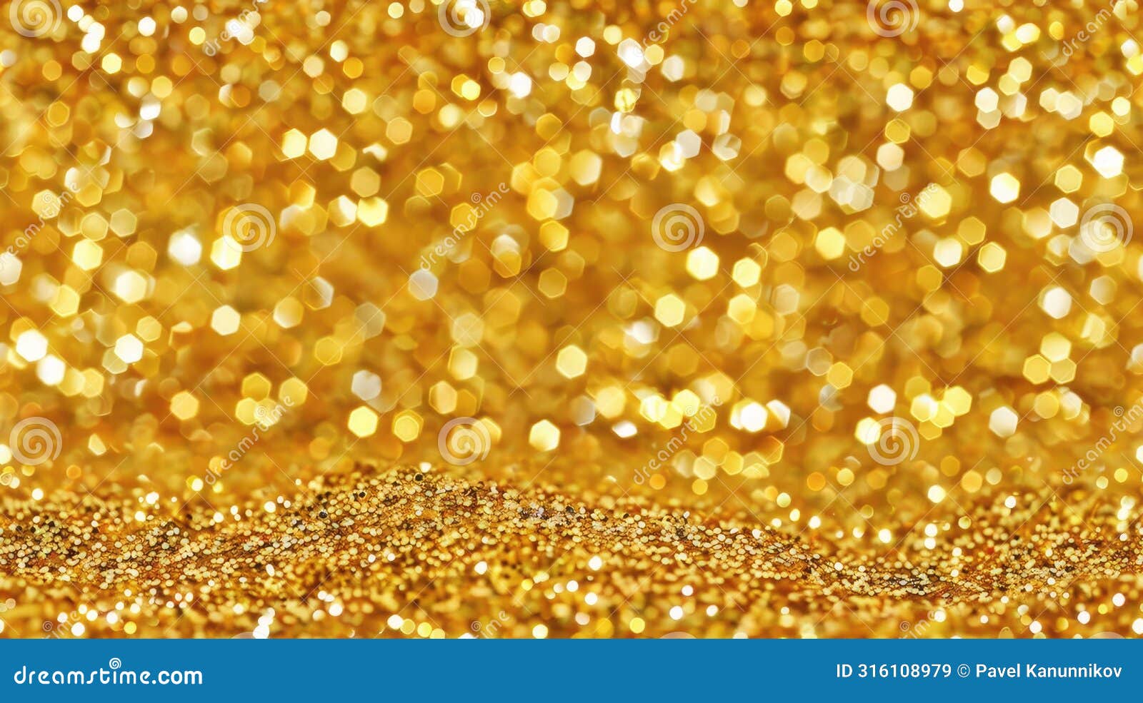 Gold Glitter Seamless Texture, Starry Sky Background Stock Image ...