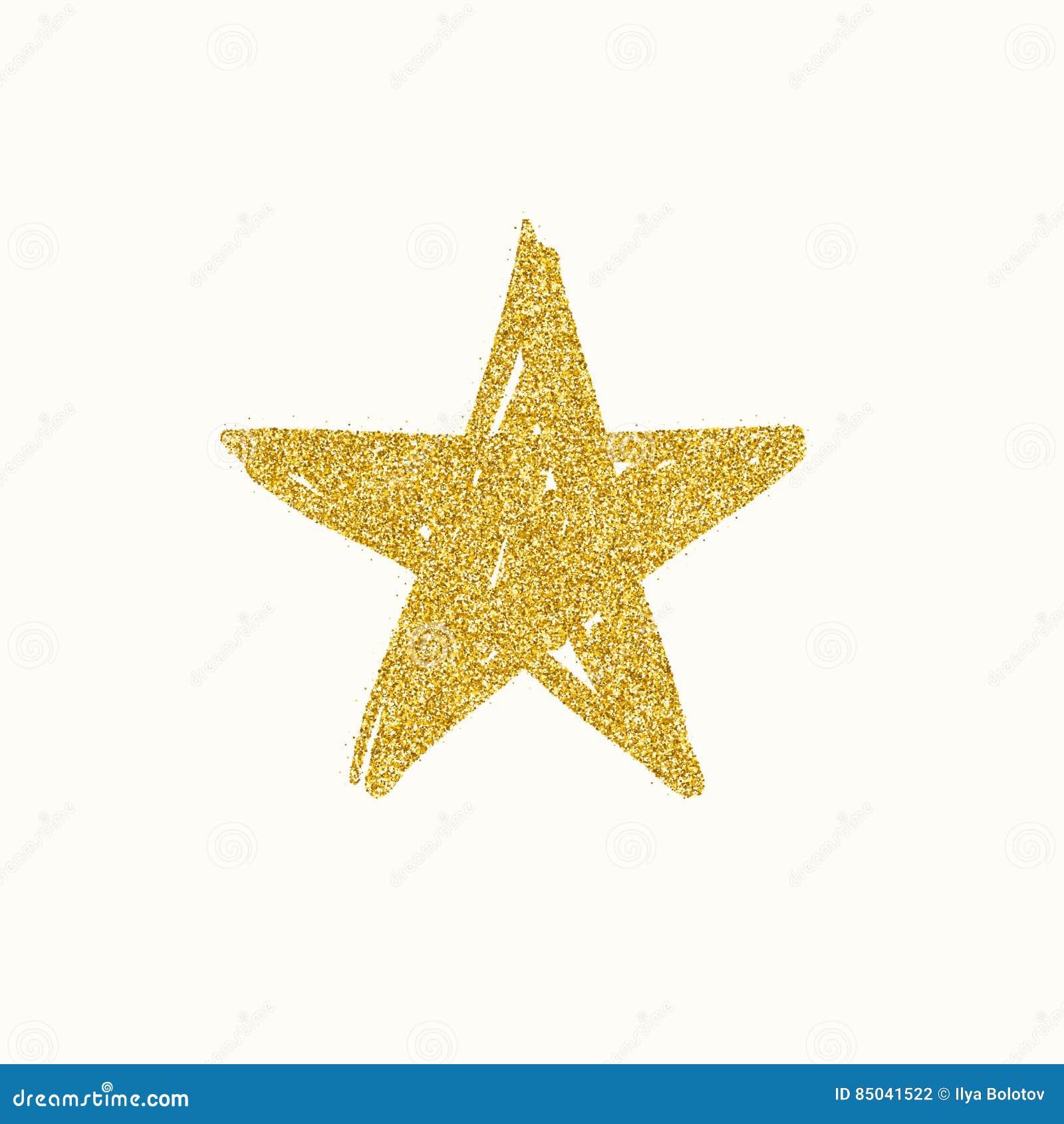 Gold glitter star stock vector. Illustration of bright - 85041522