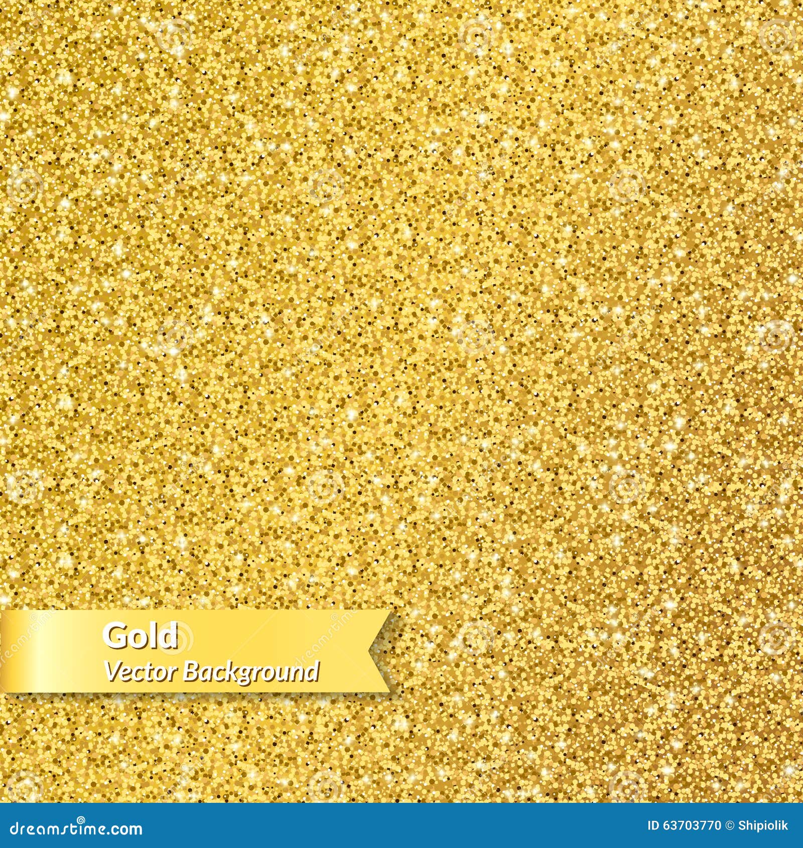 Gold glitter texture stock vector. Illustration of design - 63703770