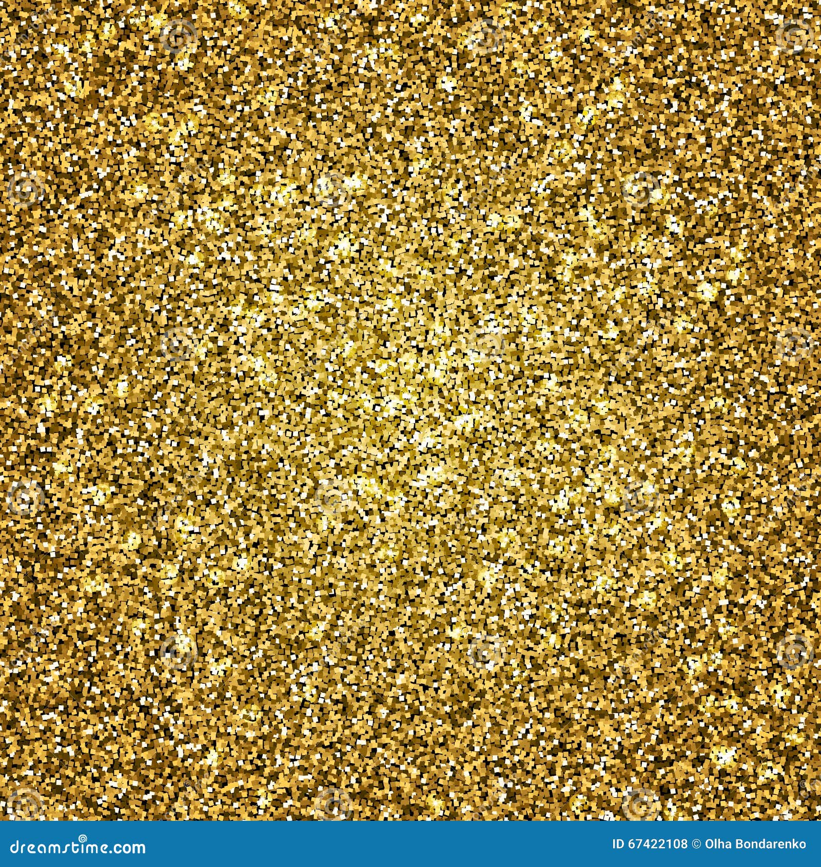 Gold Glitter Texture. Vector Background Stock Vector - Illustration of ...