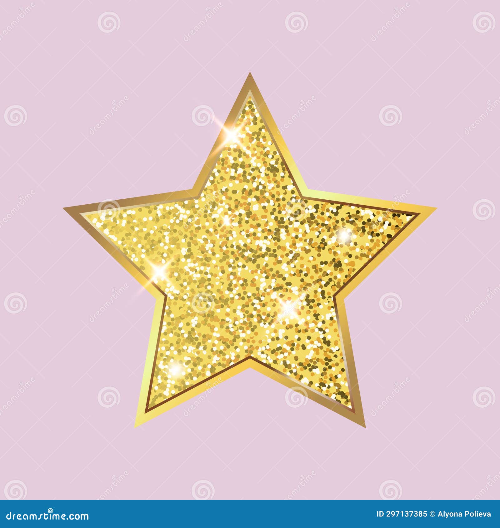 Gold glitter vector star stock illustration. Illustration of backdrop ...