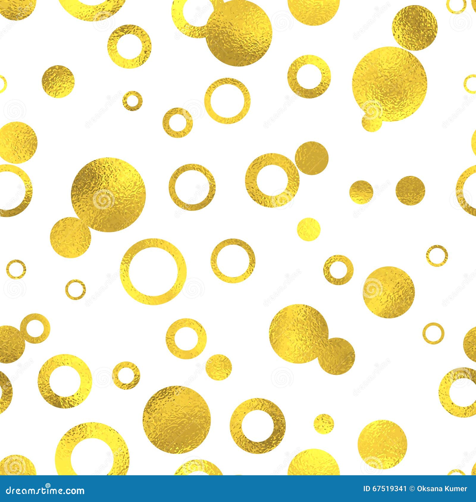Gold Glittering Foil Seamless Pattern Stock Vector - Illustration of ...