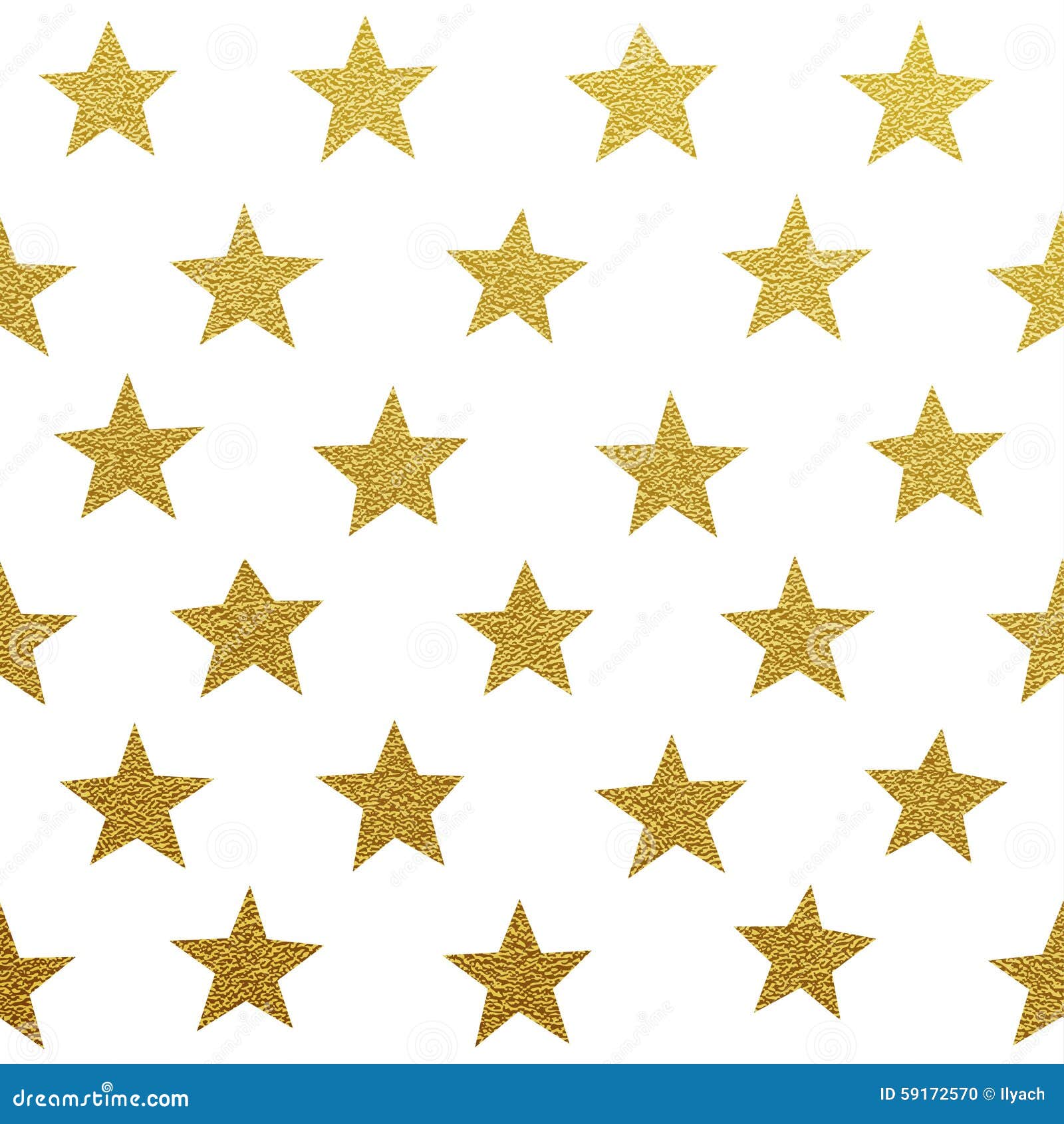 Gold Glittering Stars Pattern Stock Vector - Illustration of background ...