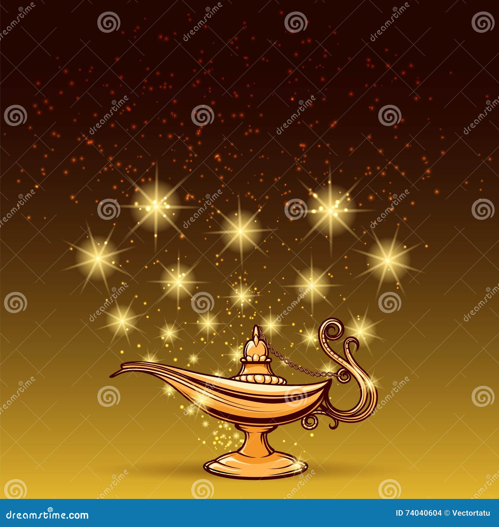 Aladdin Lamp Icon Set Cartoon Vector | CartoonDealer.com #71502237