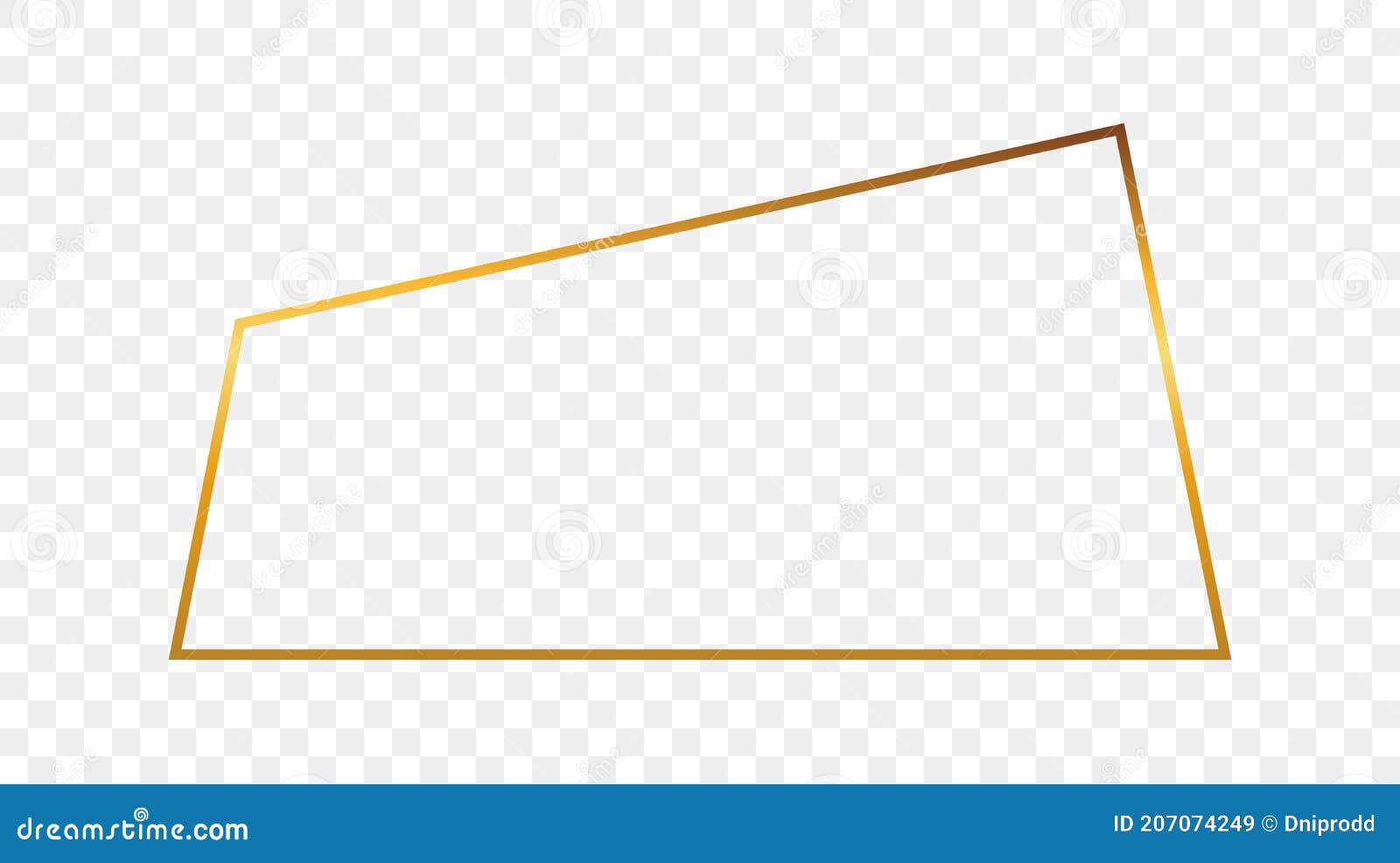 Trapezoid Shape, Trapezium Frame, Label, Layout, Infographic Cartoon ...