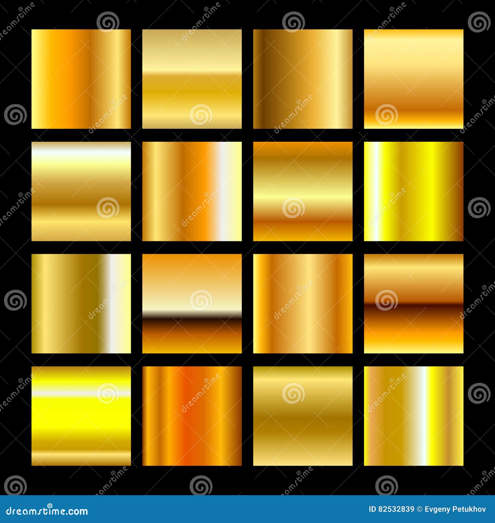 Gold gradient stock vector. Illustration of shiny, symbol - 82532839