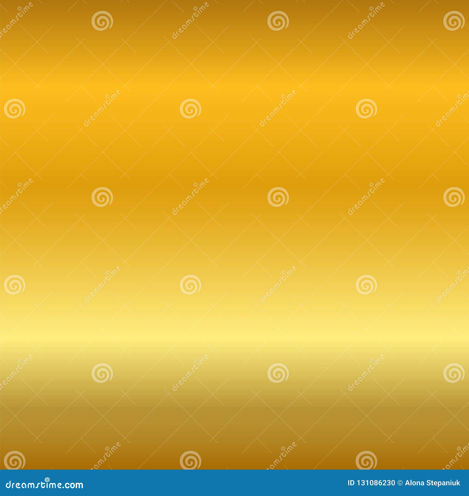 Gold Gradient Smooth Texture. Empty Golden Metal Background. Light ...