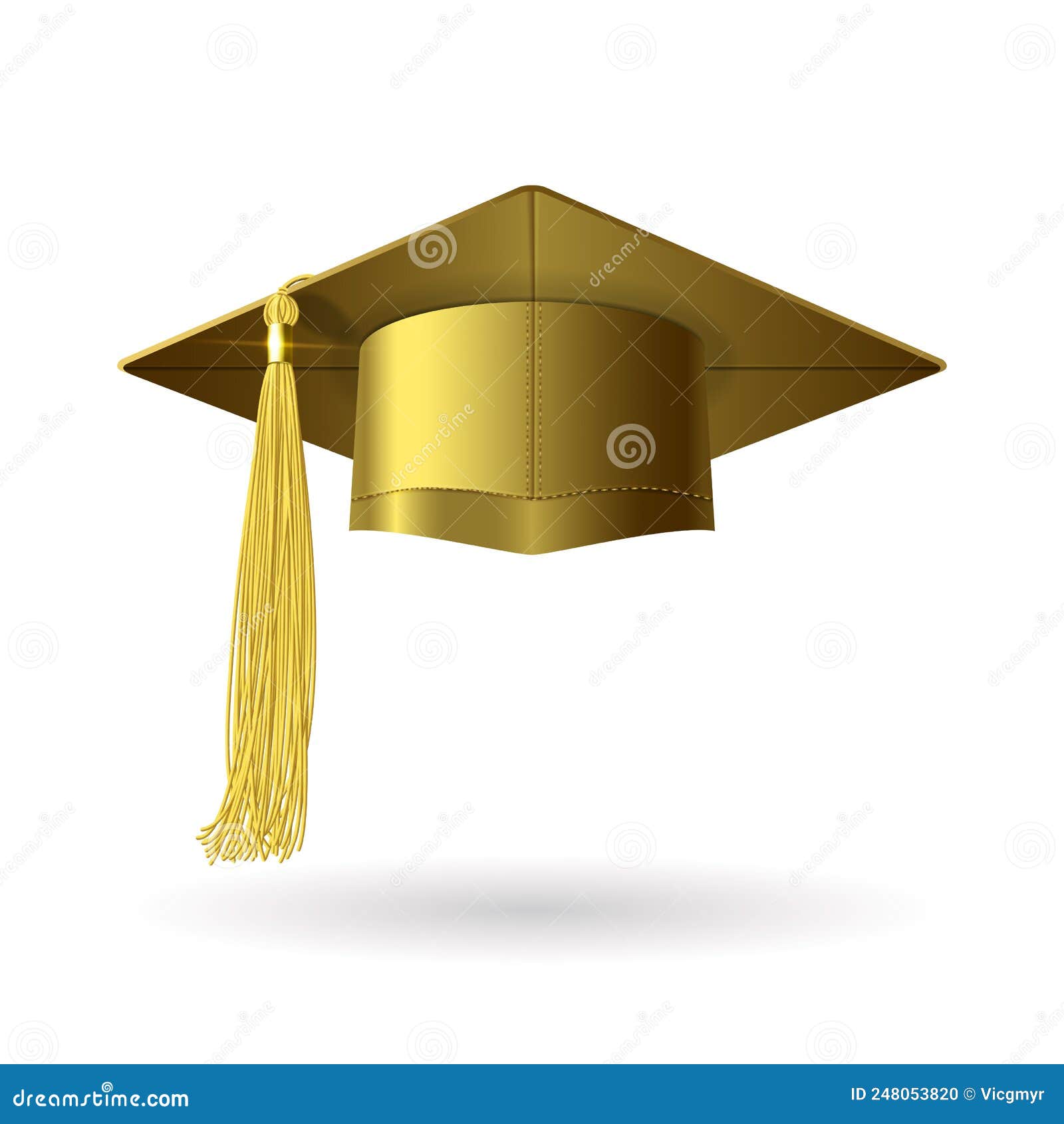 Red And Gold Graduation Certificate Border Design Template Vector ...