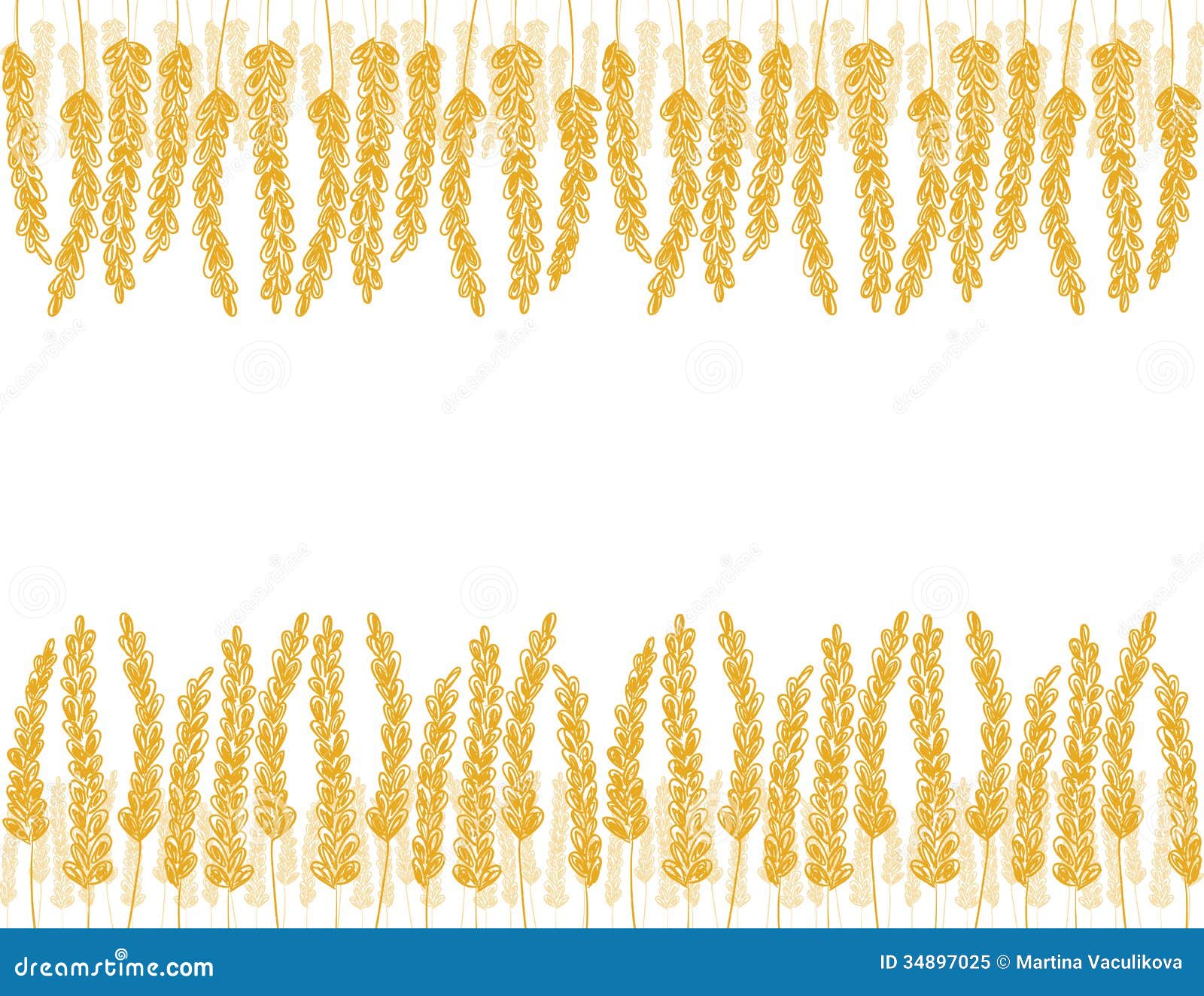 Gold Grain Seamless Background Stock Vector - Illustration of nature ...