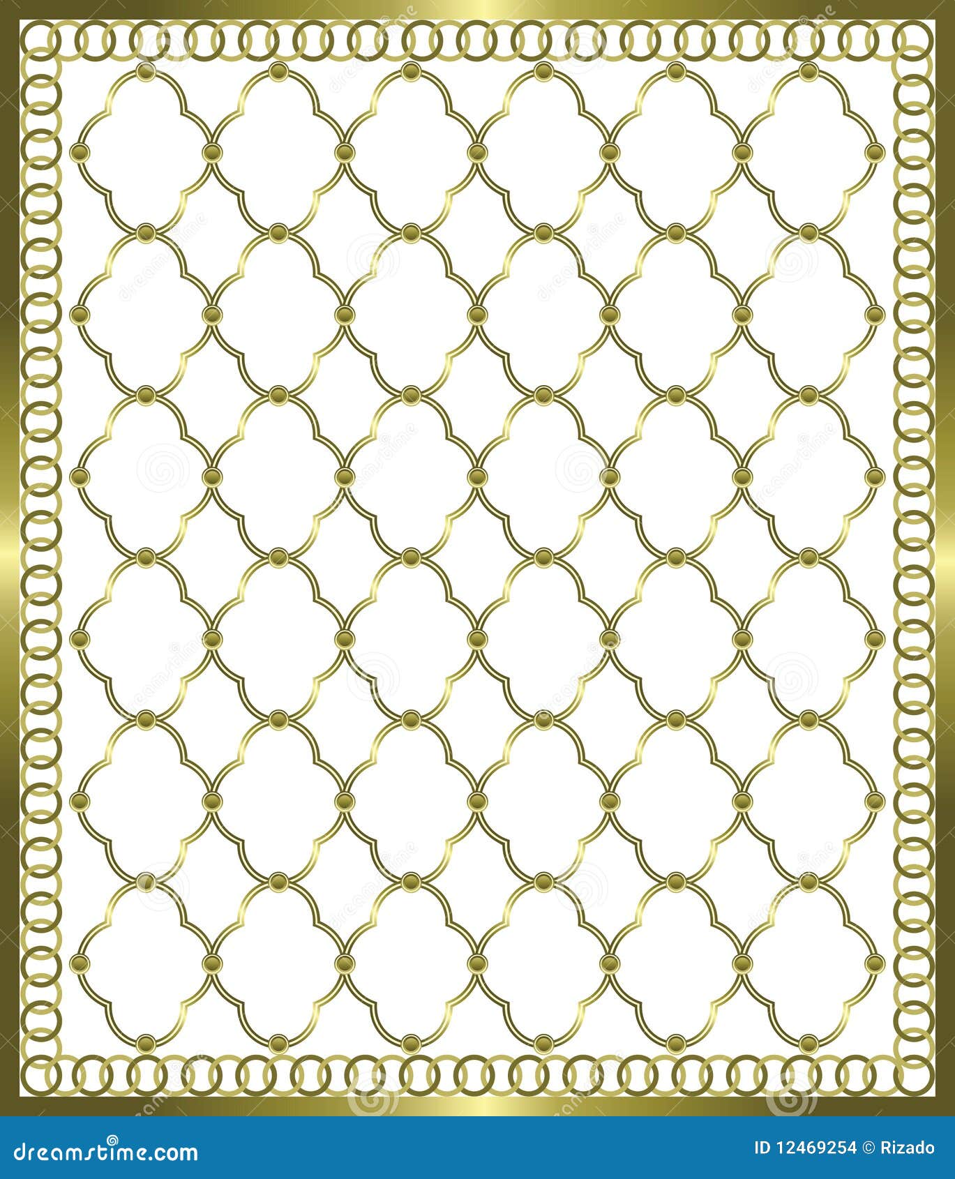 Gold grid stock vector. Illustration of mash, wicker - 12469254