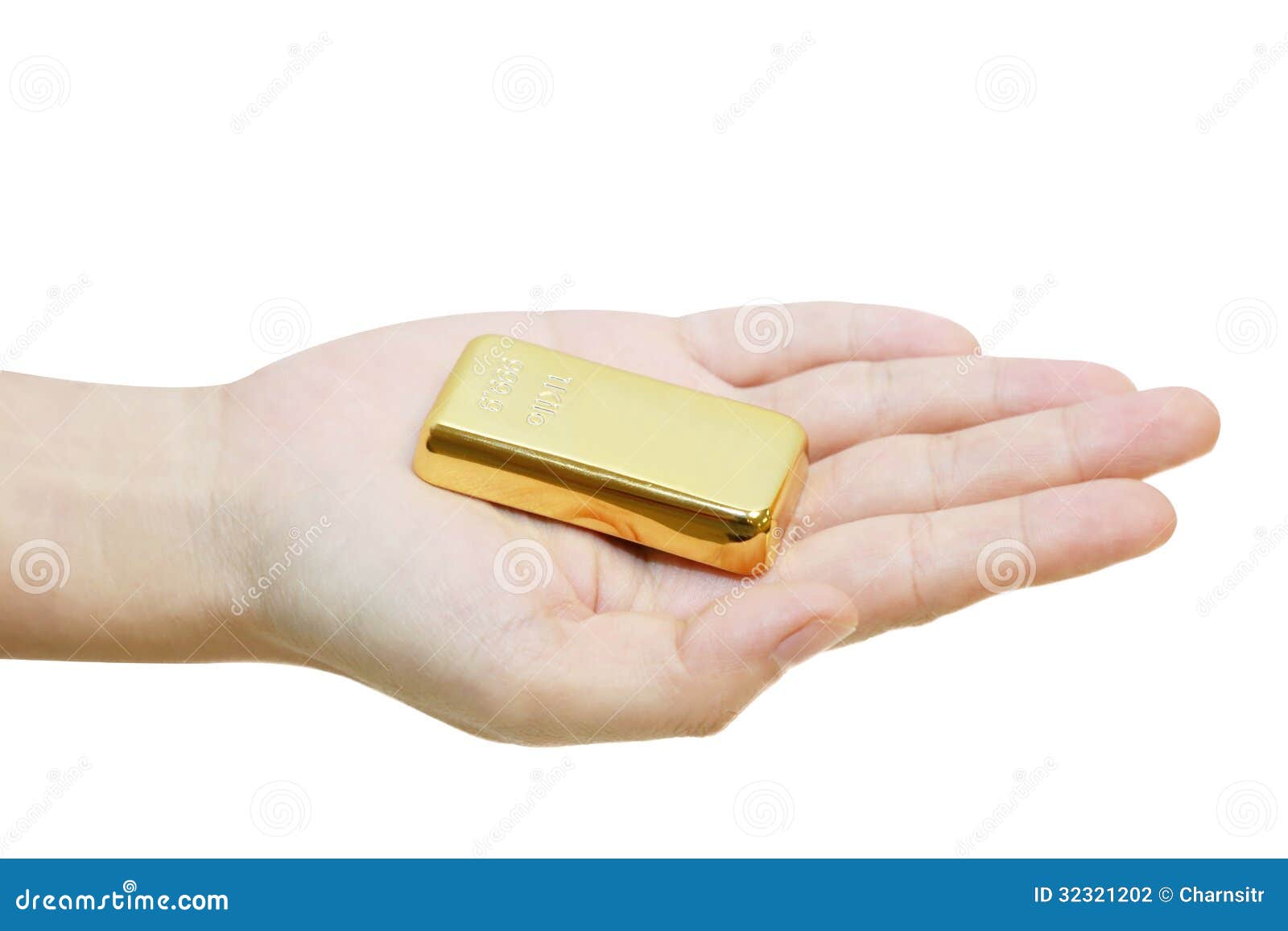 Gold in a hand stock photo. Image of billion, banking - 32321202