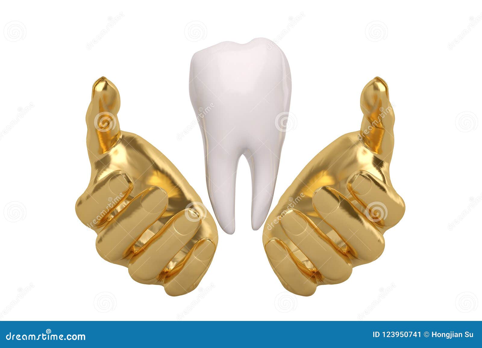 Two Hands, Tooth, Dentist, Logo Cartoon Vector | CartoonDealer.com ...