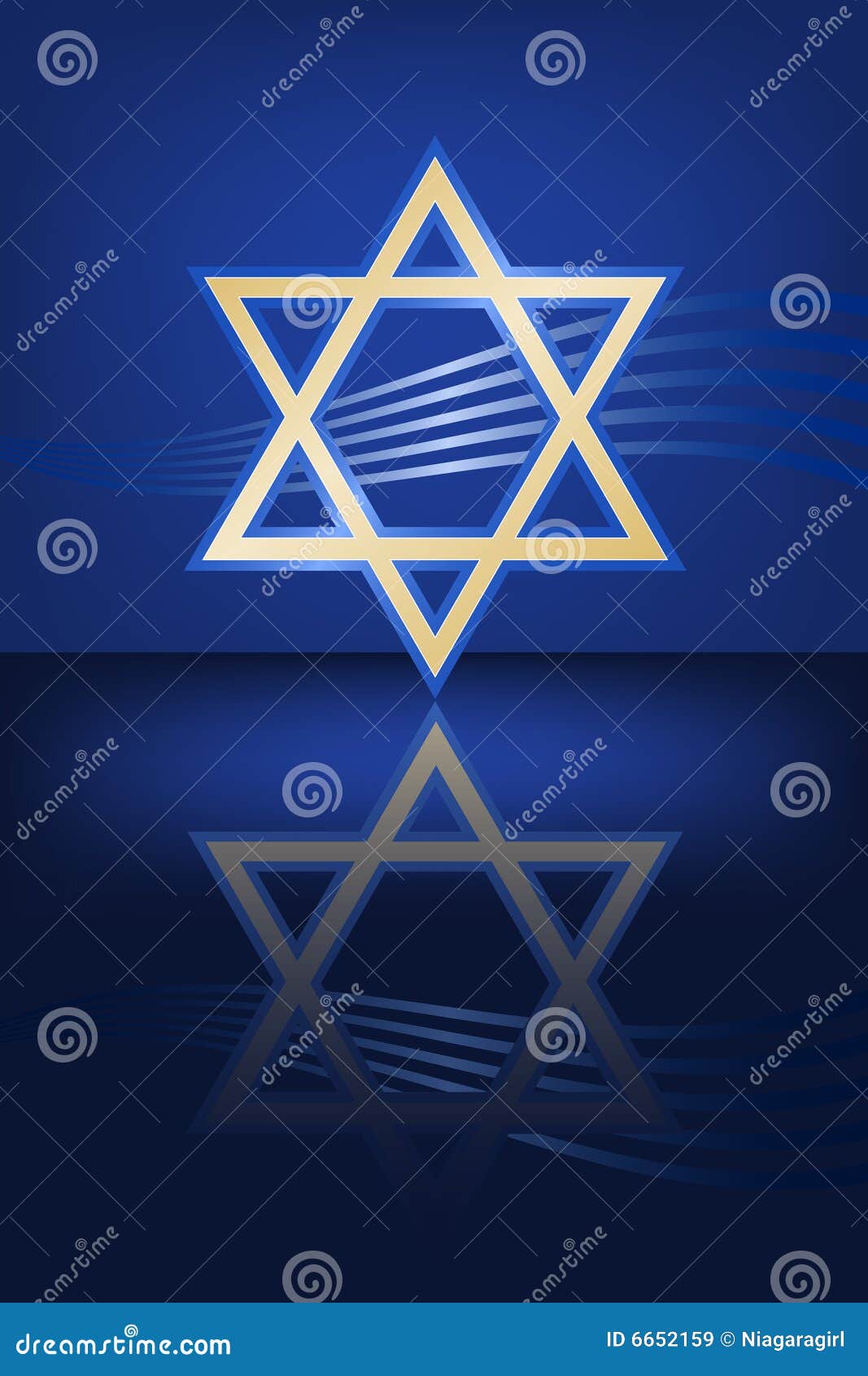 Gold Hanukkah Star stock vector. Illustration of simple - 6652159