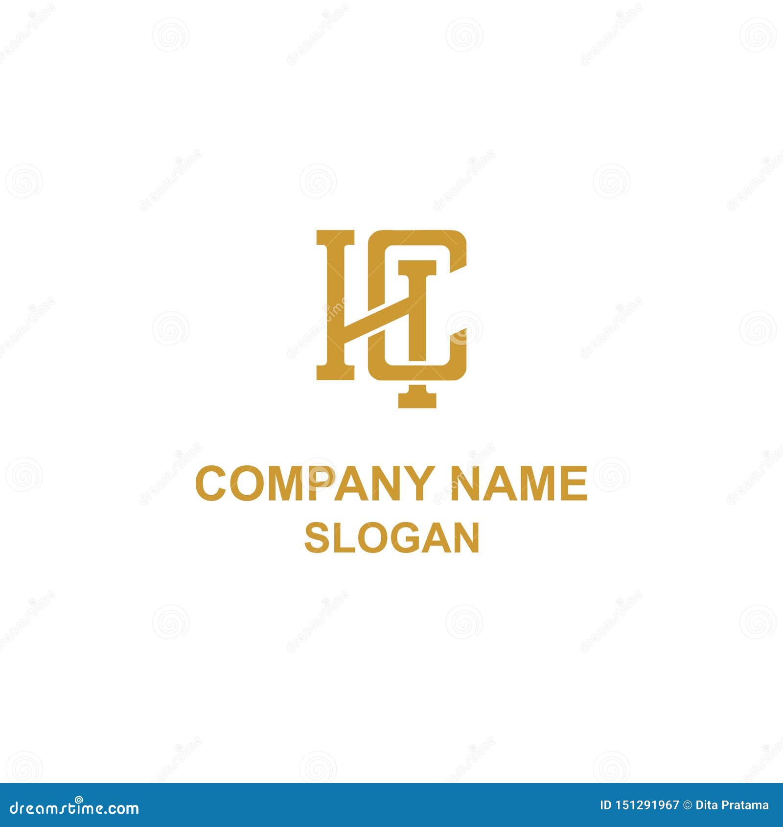 HC letter initial logo. stock illustration. Illustration of finance ...