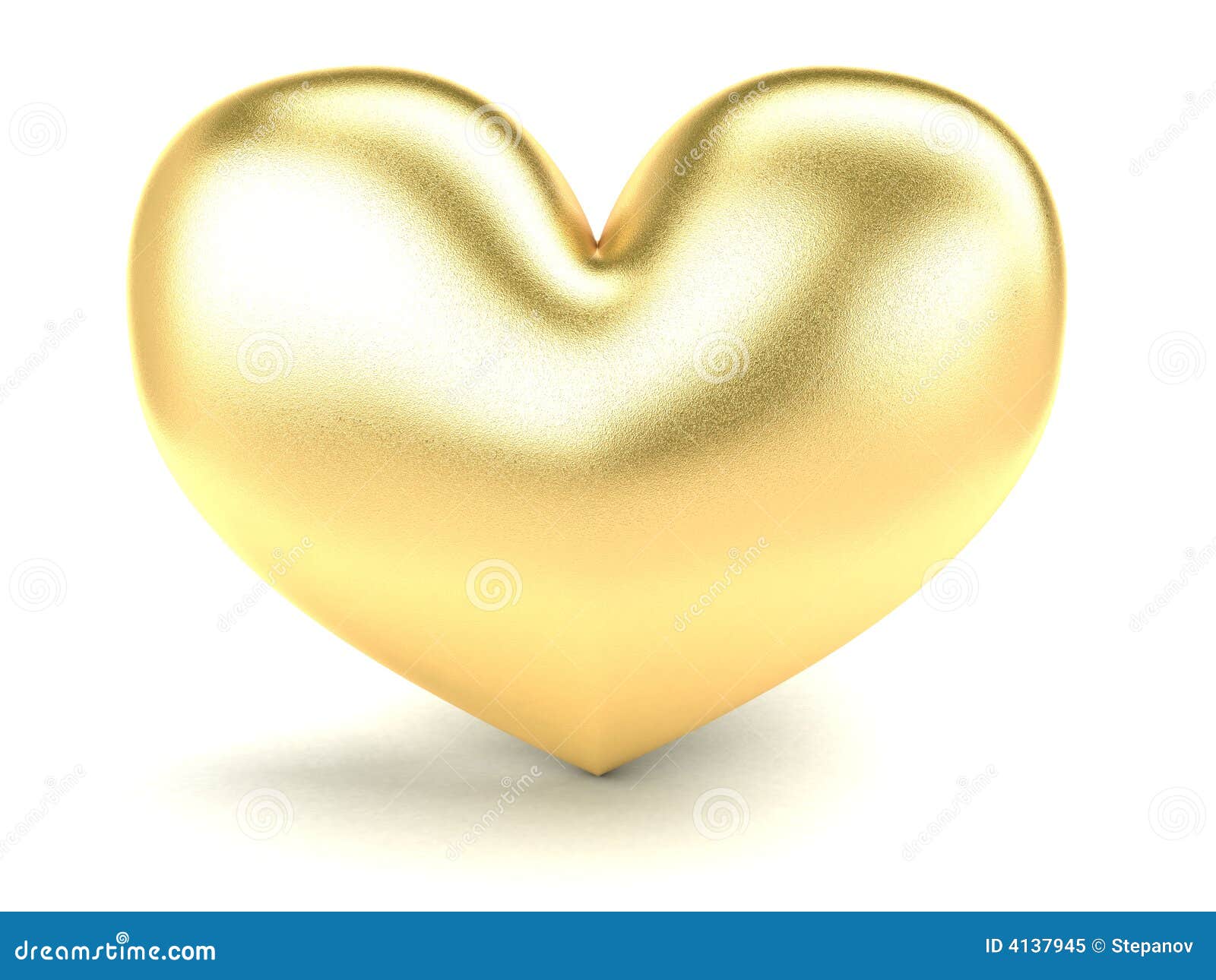 Gold heart stock illustration. Illustration of wedding - 4137945
